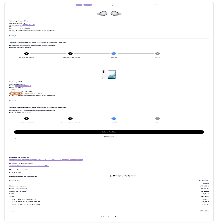 Comment suivre votre commande Samsung Shop ? - Samsung Community