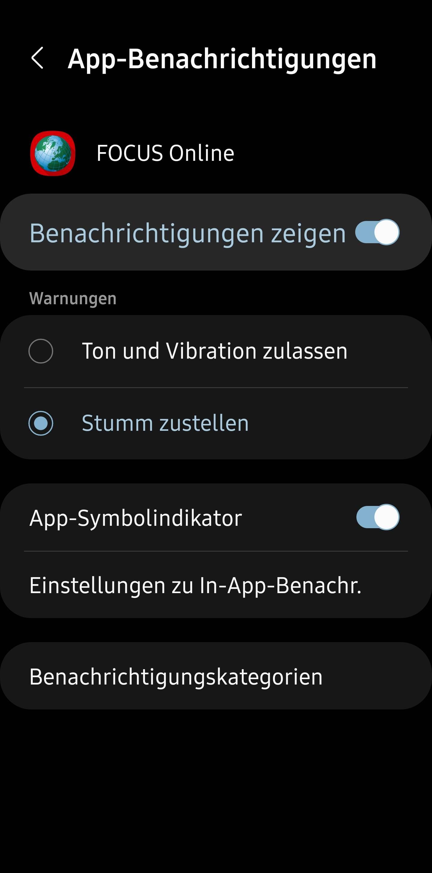 Benachrichtigungston für eine App zuweisen - Samsung Community