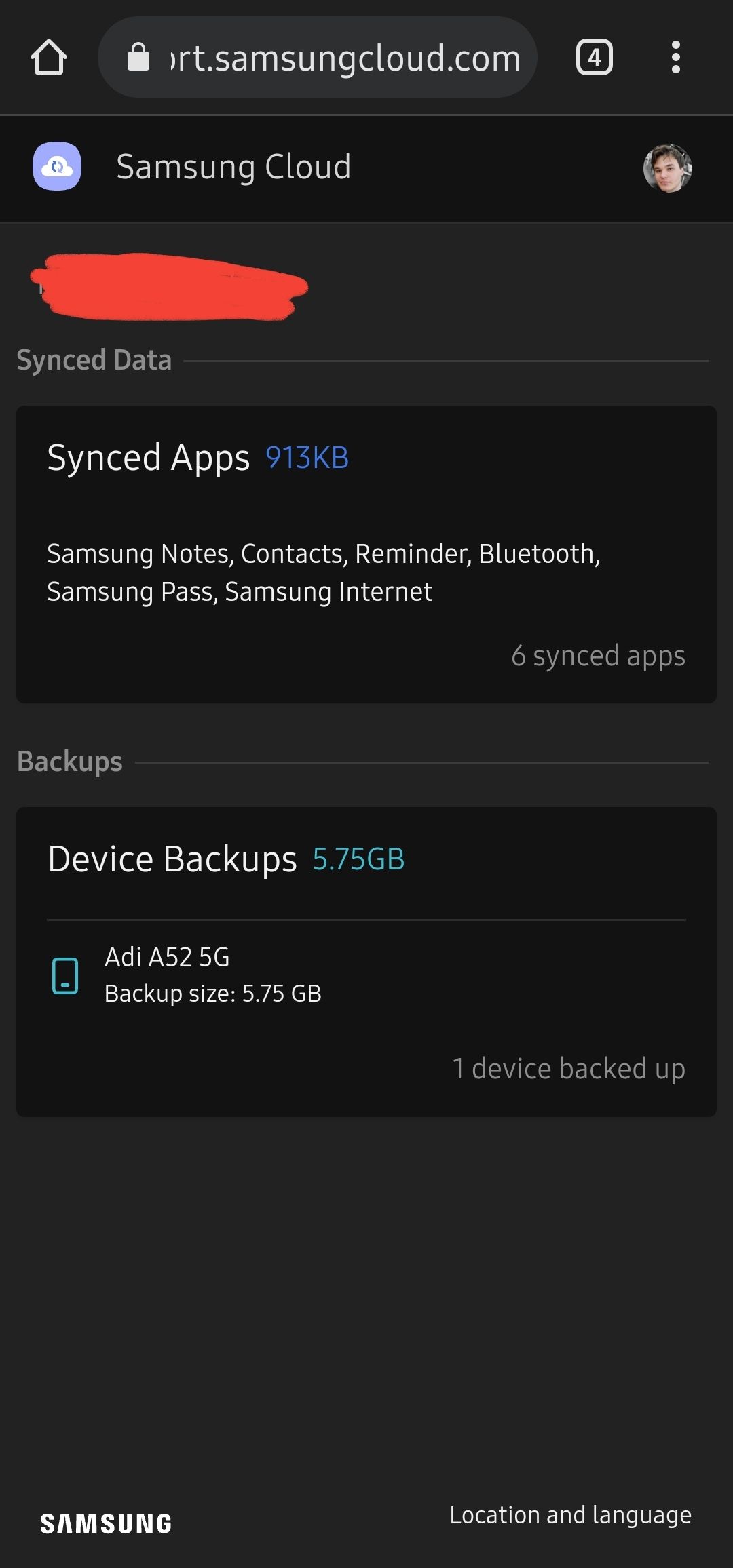 Where to see Samsung Cloud storage usage status? - Samsung Community