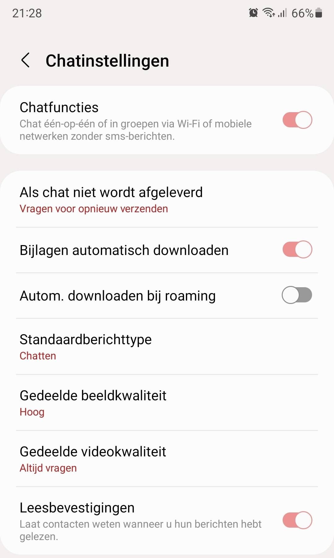 Chatfuncties in berichten-app - Samsung Community