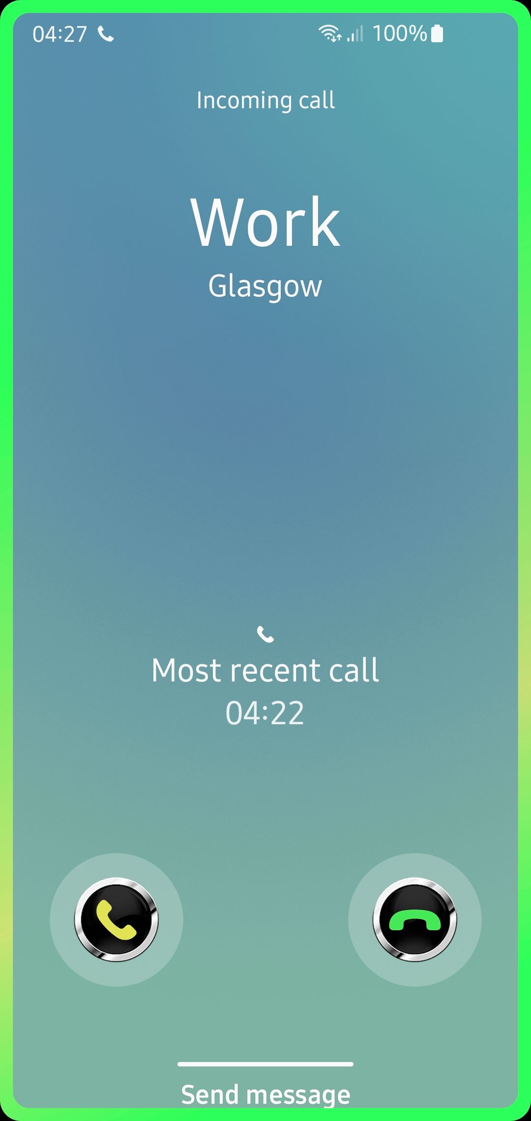 Call screen - Samsung Community
