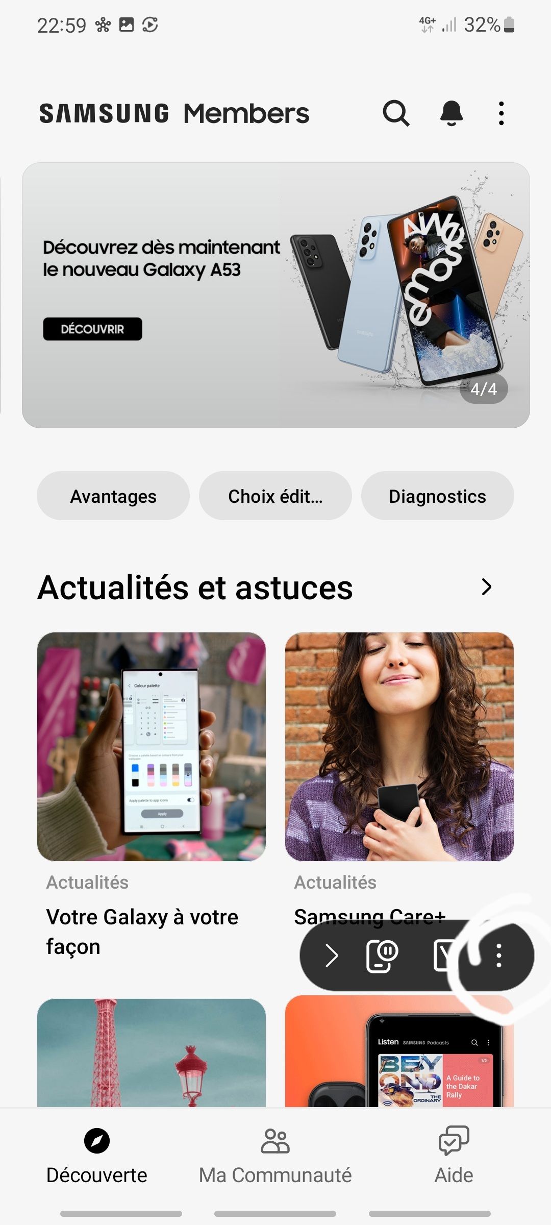 Résolu : S22 Ultra SmartView redimensionner écran - Samsung Community