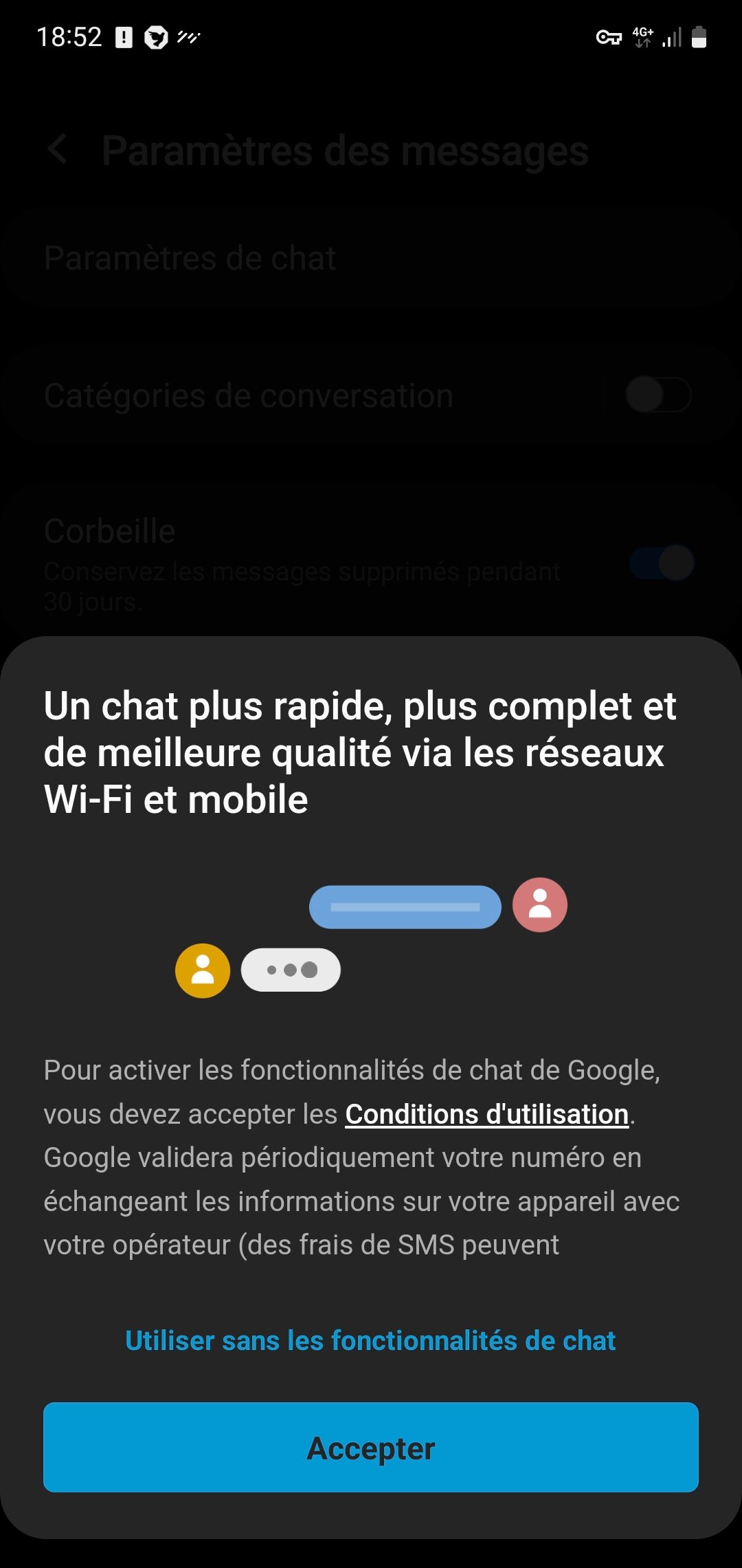 Fonction chat - Samsung Community