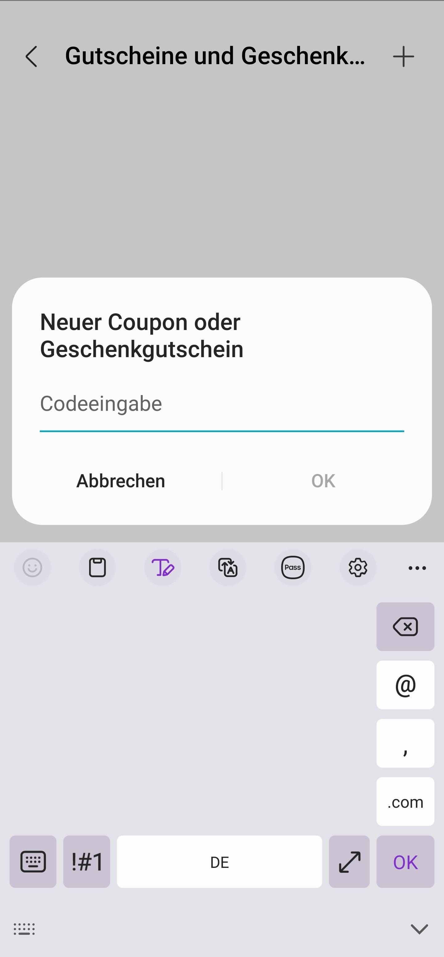 Galaxy store Gutschein - Samsung Community