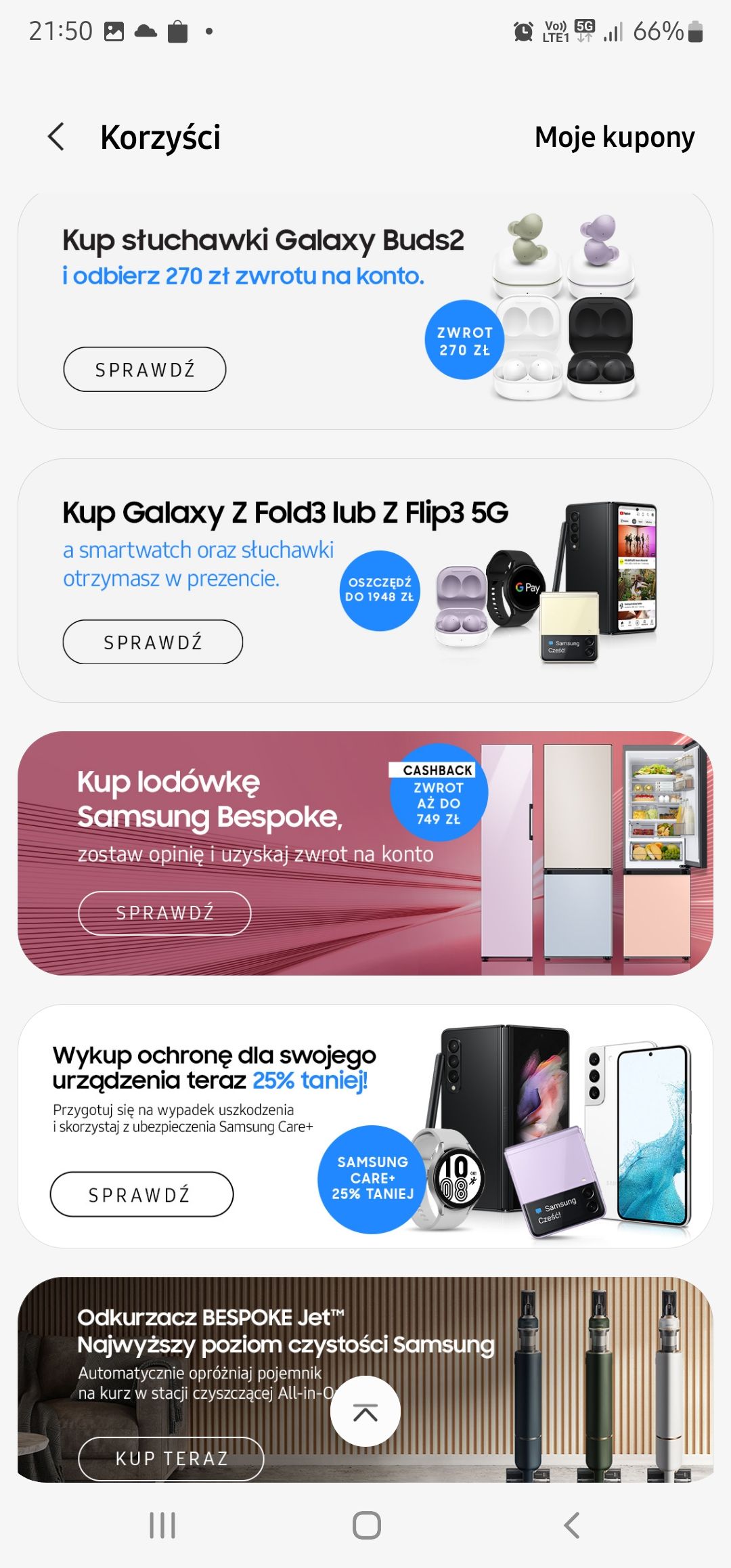 Wiosenna promocja cashback do 600 zł — seria Galaxy S22 - Samsung Community