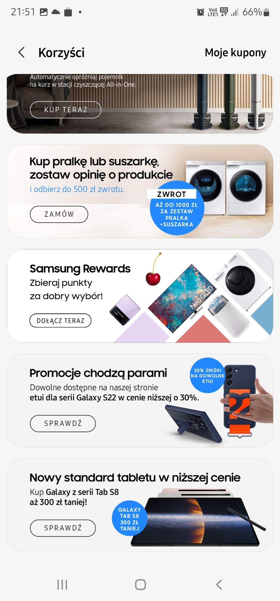 Wiosenna promocja cashback do 600 zł — seria Galaxy S22 - Samsung Community
