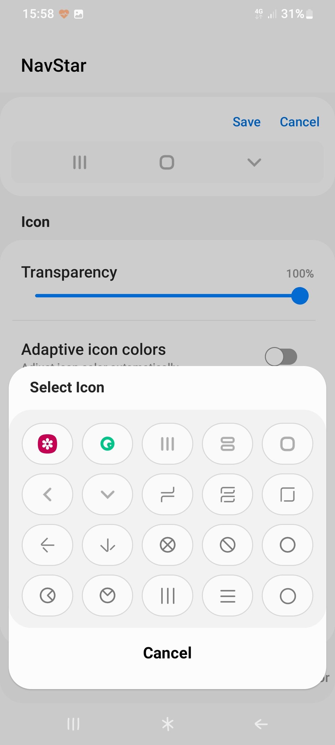 NavStar dentro de good lock - Samsung Community