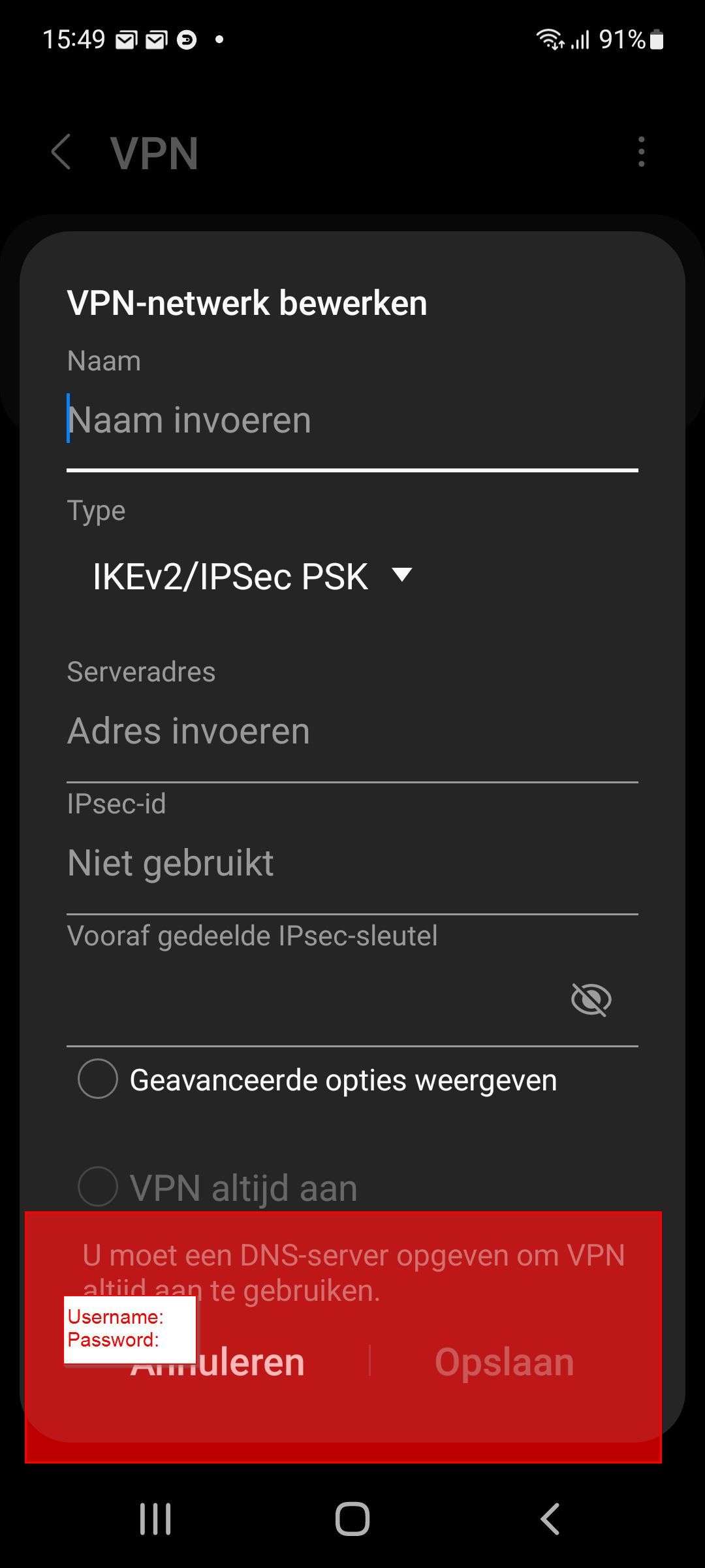 Galaxy A53 VPN Missing settings - Samsung Community