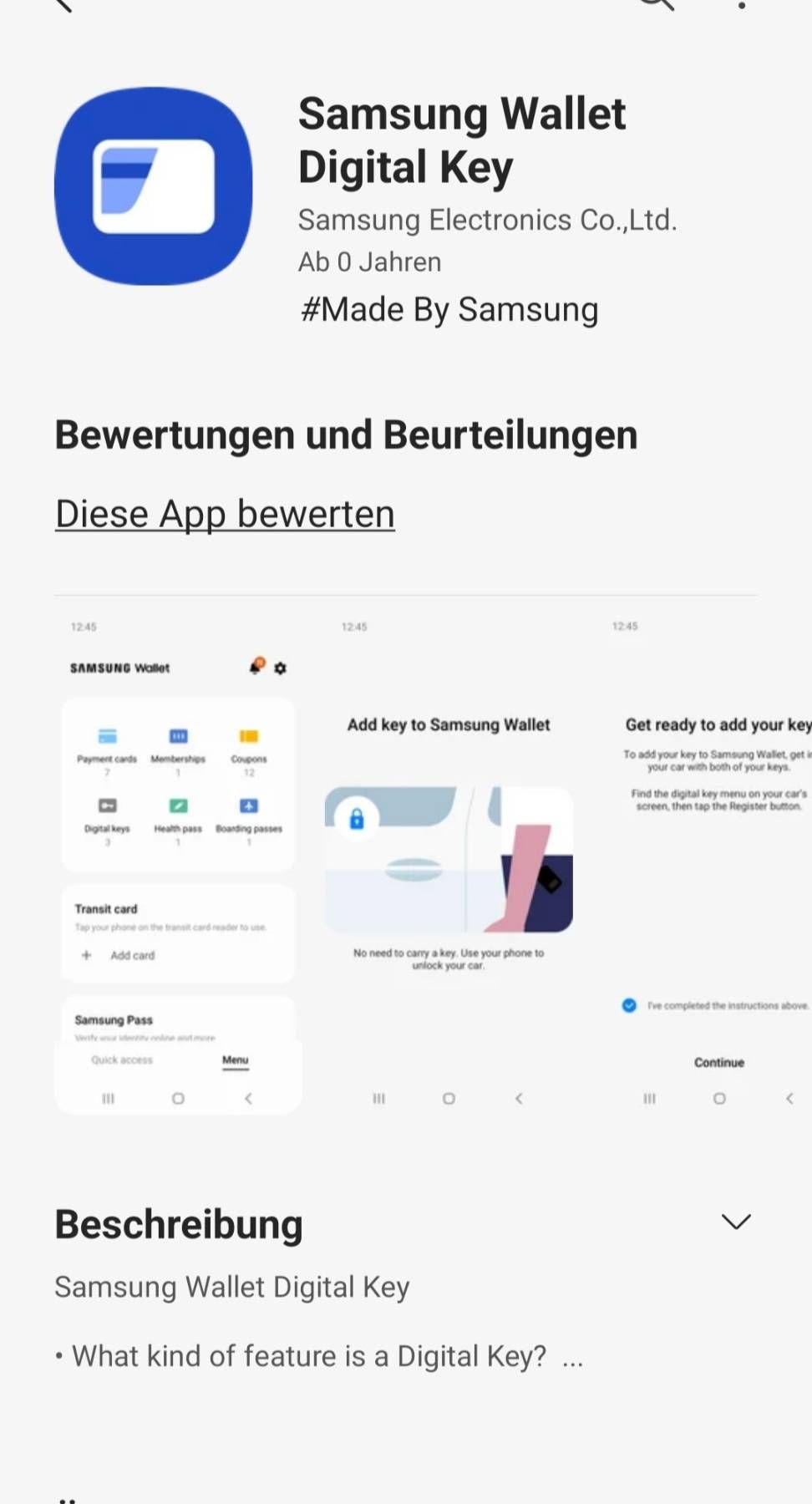Samsung Wallet "Digital Key" Update - Samsung Community
