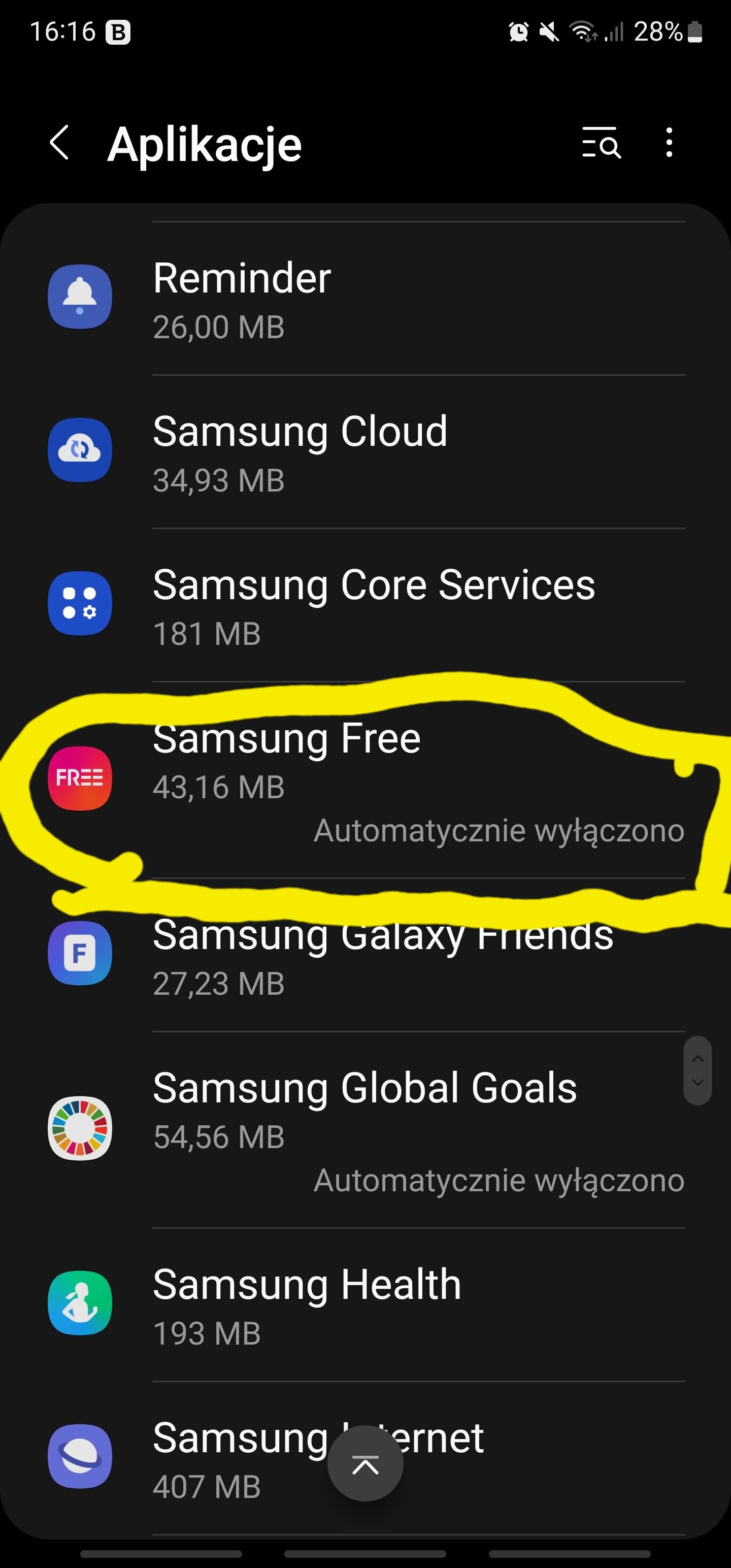 Wyłączenie lub zmiana aplikacji Samsung Free. - Samsung Community