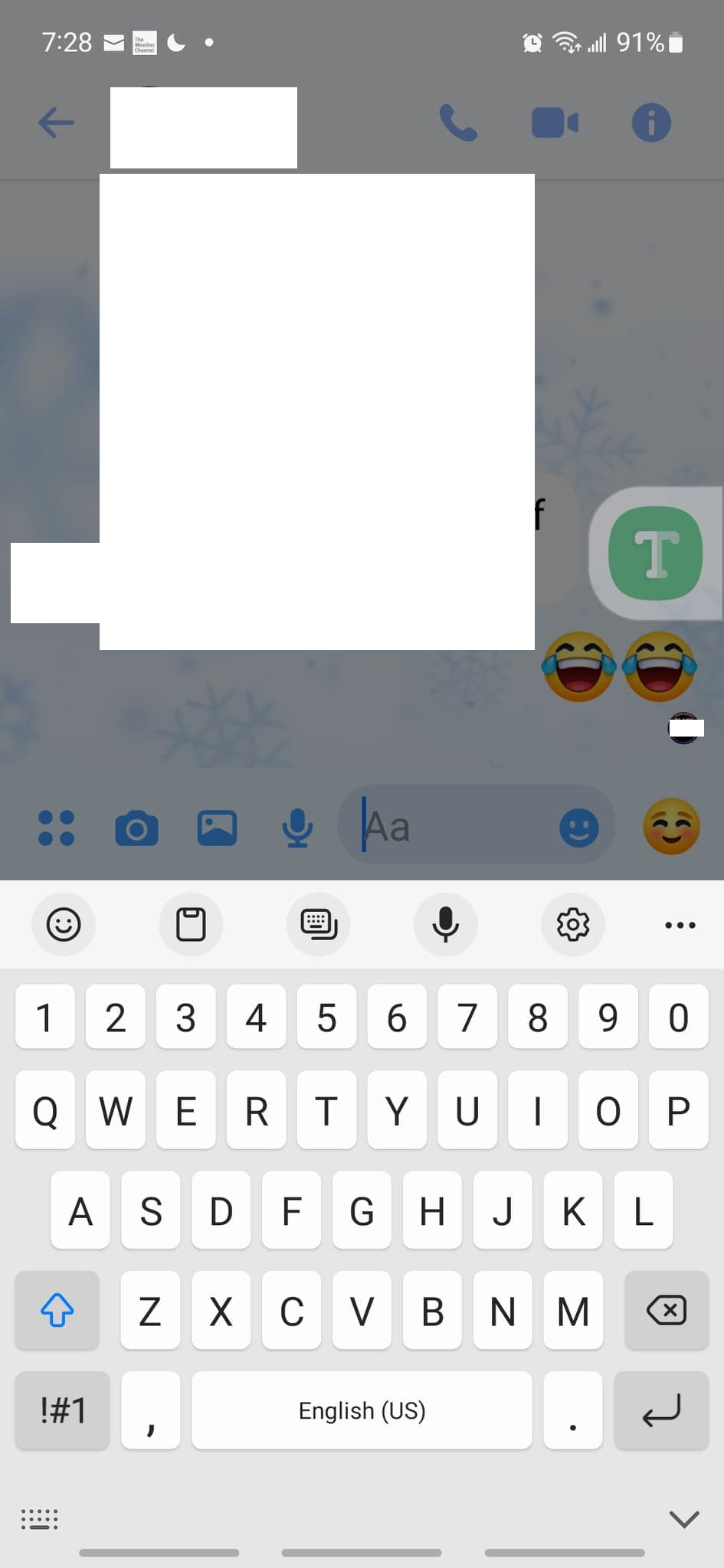 Solved: Letter T Icon appearing on S21 screen - Samsung Community