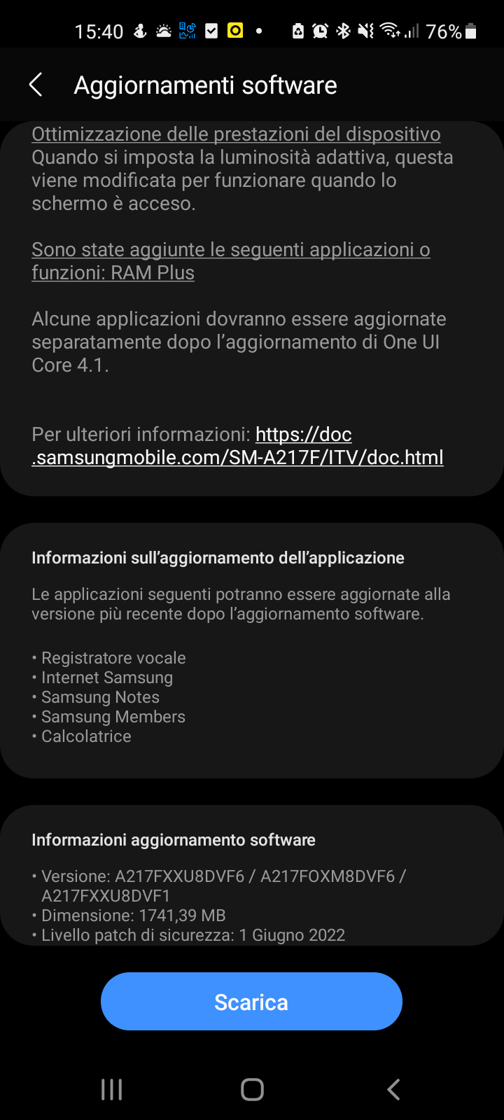 È arrivato One UI Core 4.1 basato Android 12 su Galaxy A21s - Samsung ...