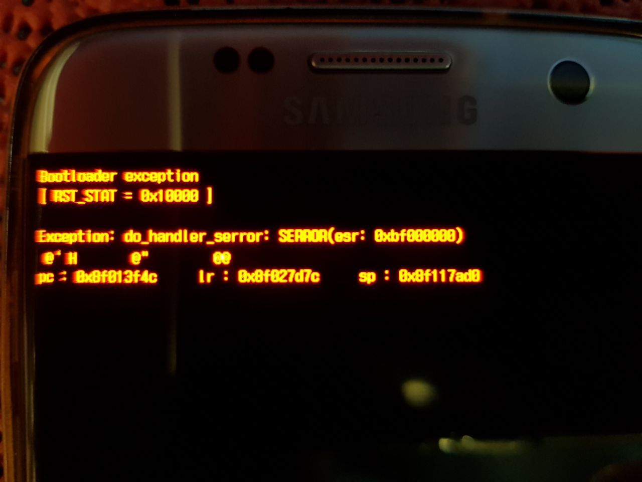 S7 Edge inchiodato "Bootloader Exception" - Samsung Community