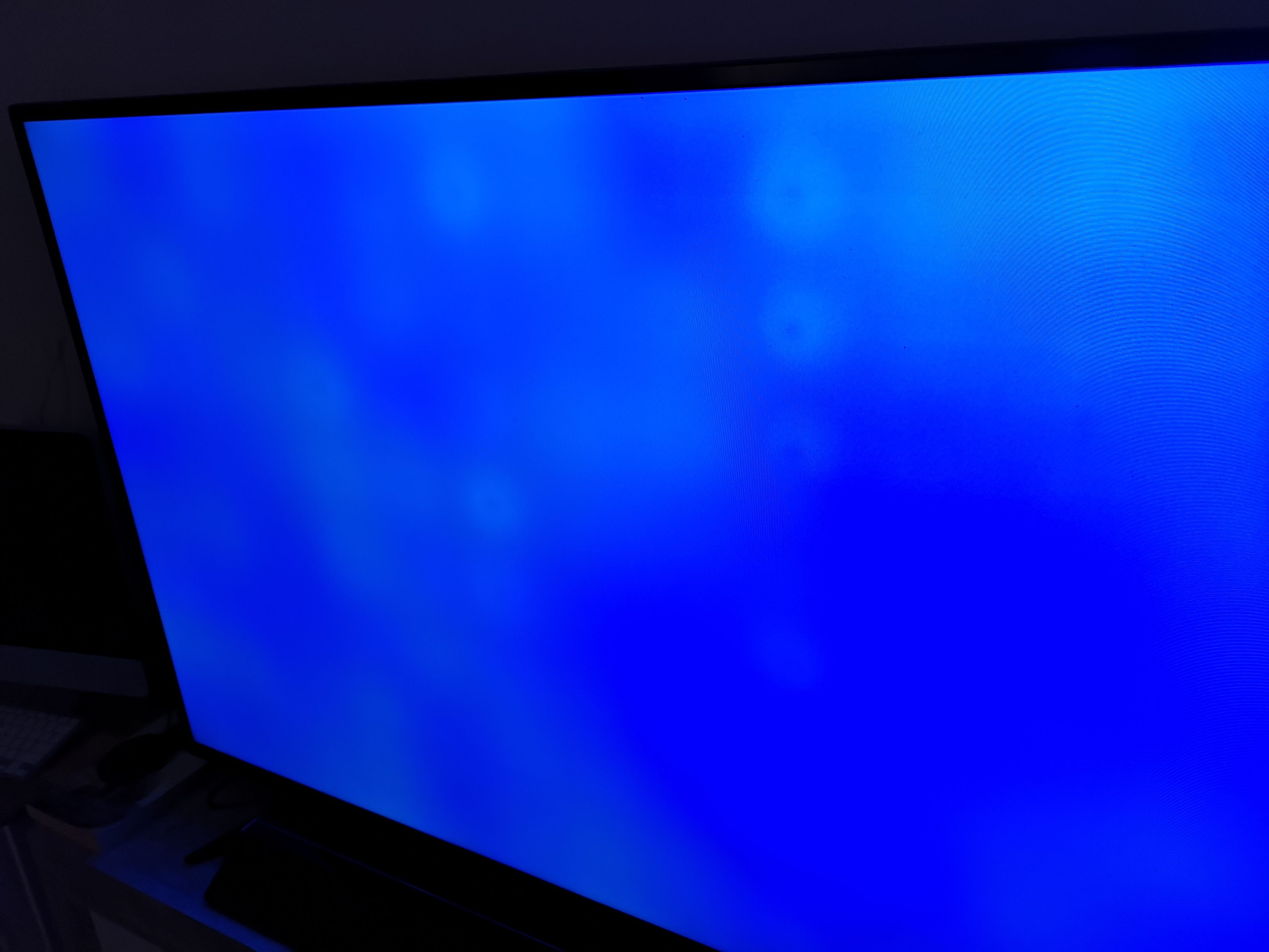 Samsung 65" screen issues, LED/lens spots showing through - Samsung ...