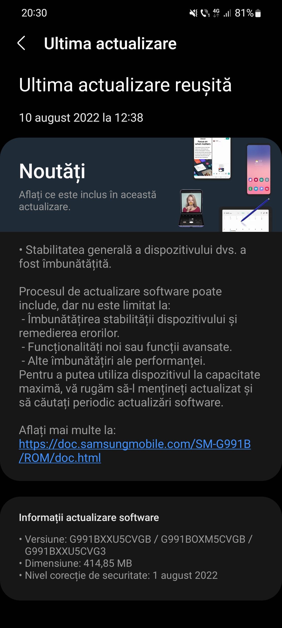 Actualizare S21 5G CSC ROM - Samsung Community