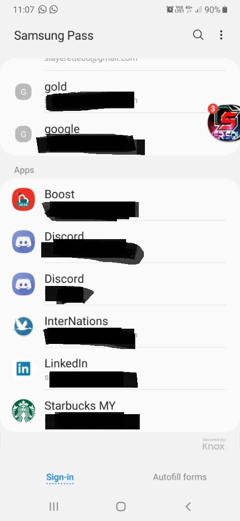 Samsung Pass activation for Gaming Apps - Samsung Community