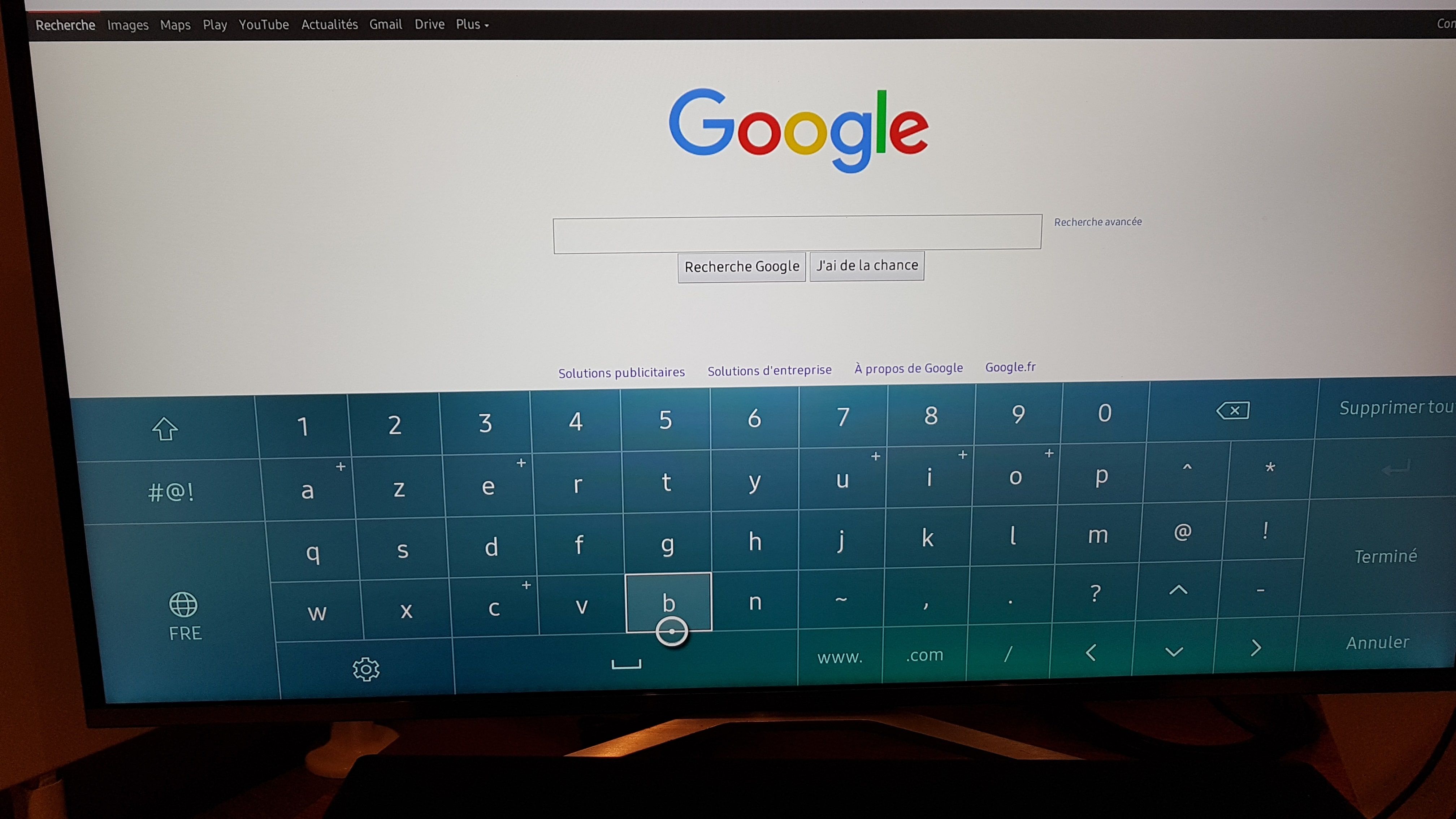 Clavier virtuel télécommande - Samsung Community
