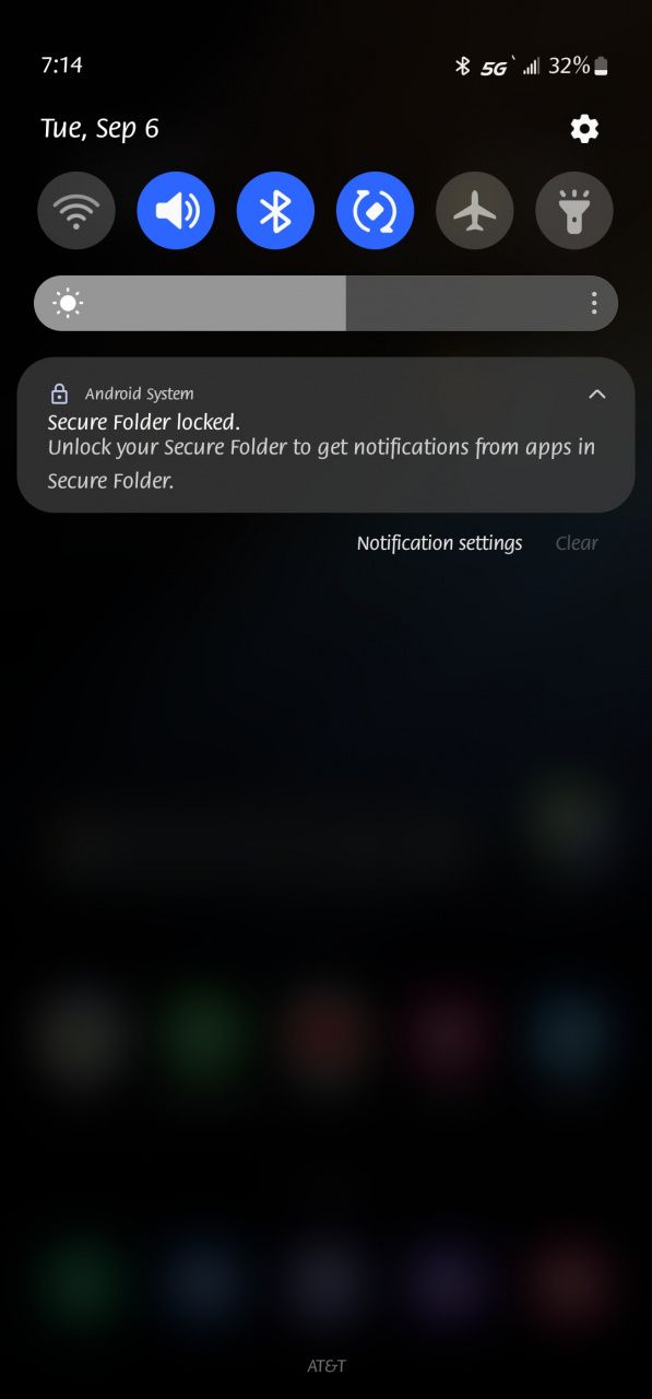 Secure Folder notification bug "must unlock your Secure Folder in order ...