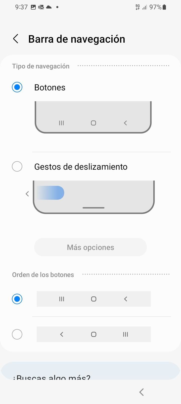 Solucionado: [Samsung Galaxy A32 5G] Han desaparecido los botones home ...