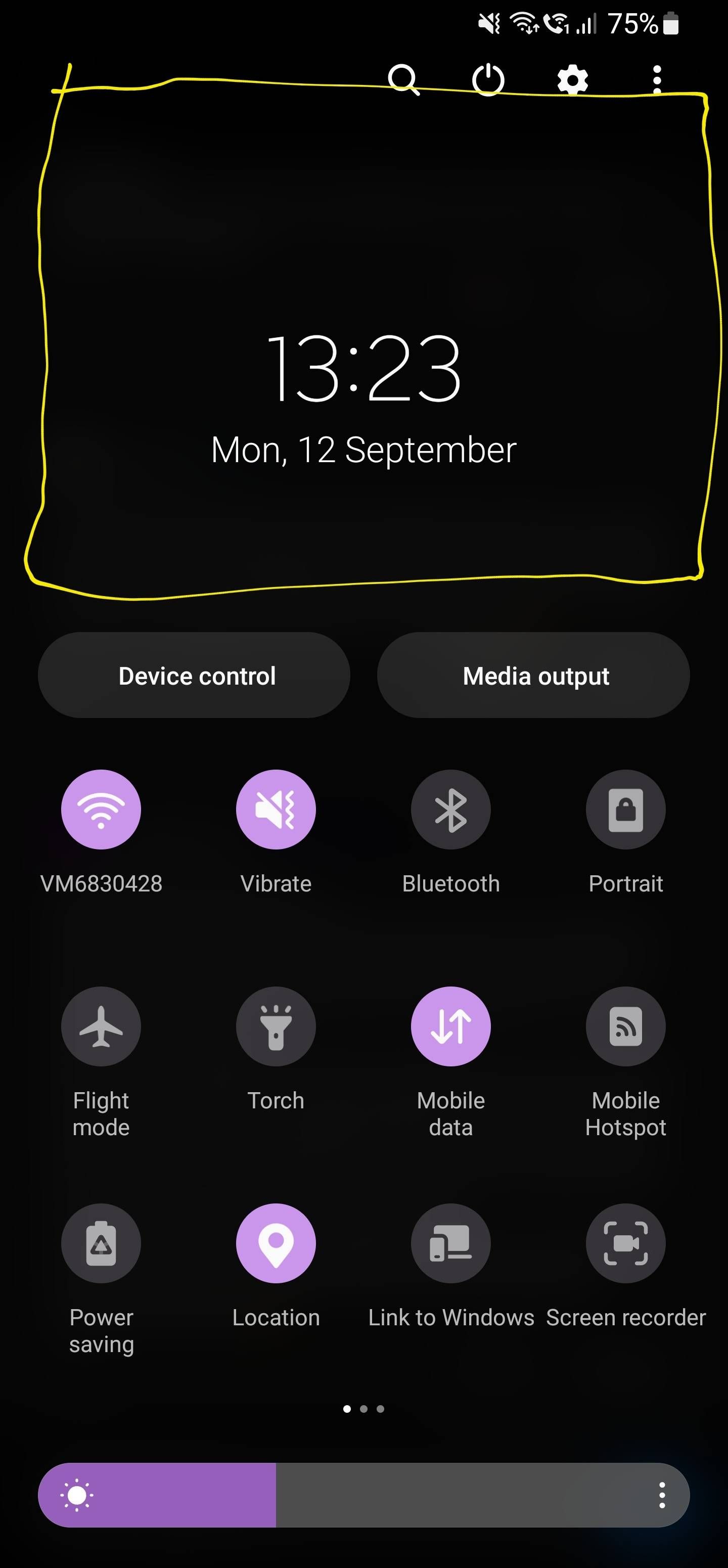Solved: Notification panel - Samsung Community