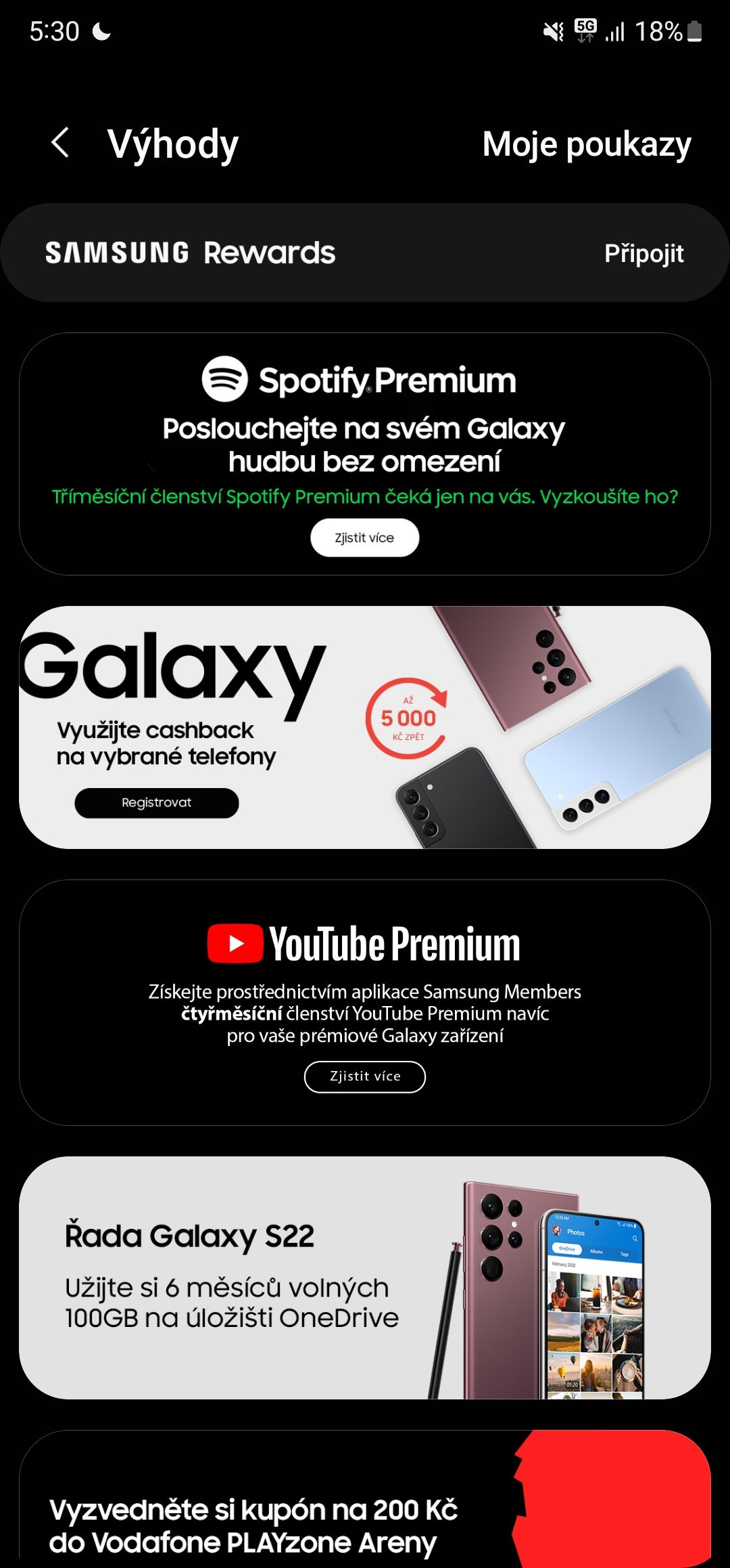 Vyřešeno: Cashback platnost - Samsung Community