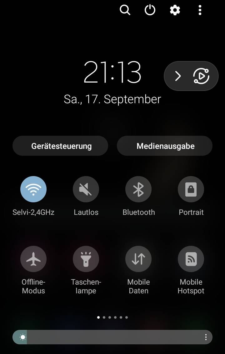 In Smart View anderes Quick Panel Menü - Samsung Community