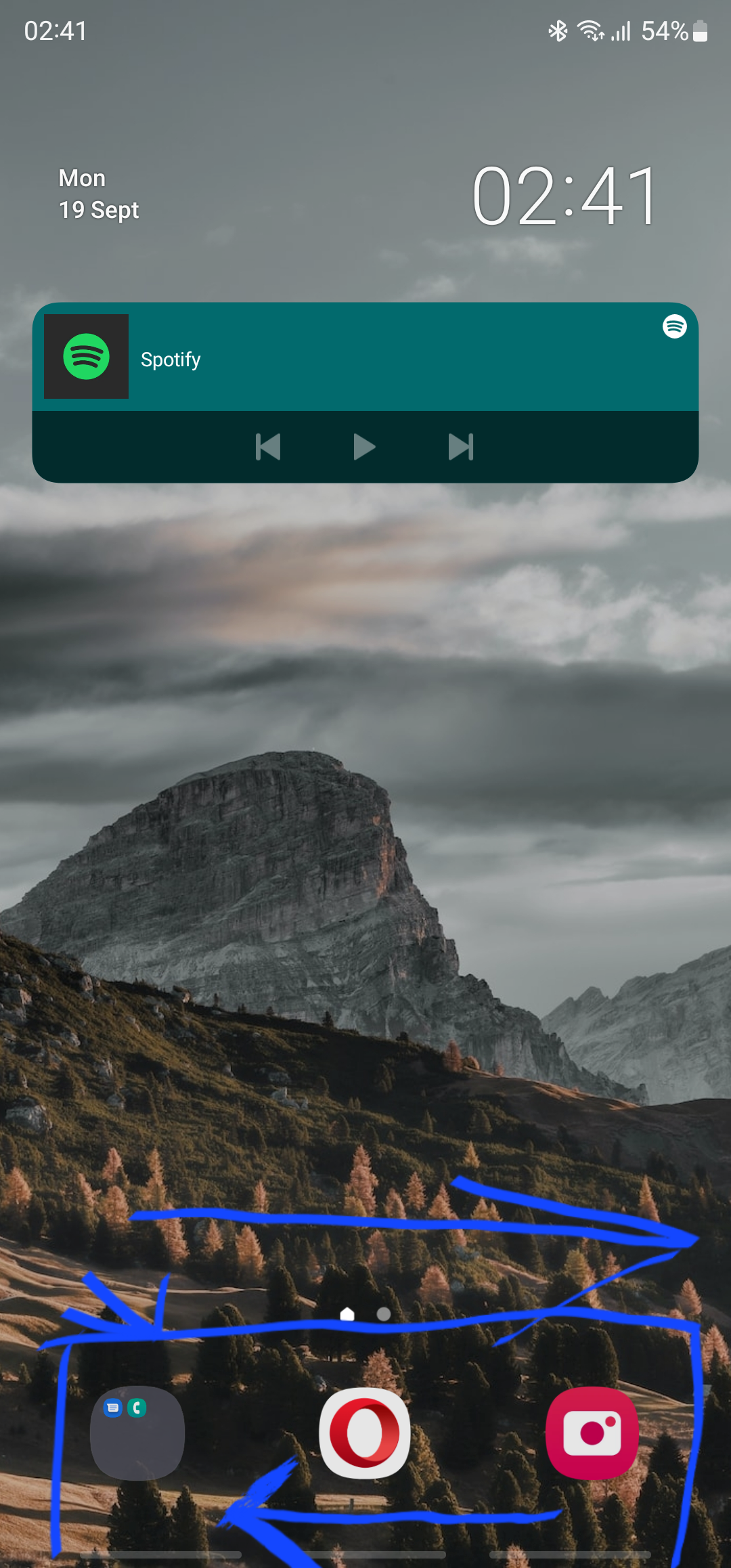 Swiping feature at the bottom task bar - Samsung Community