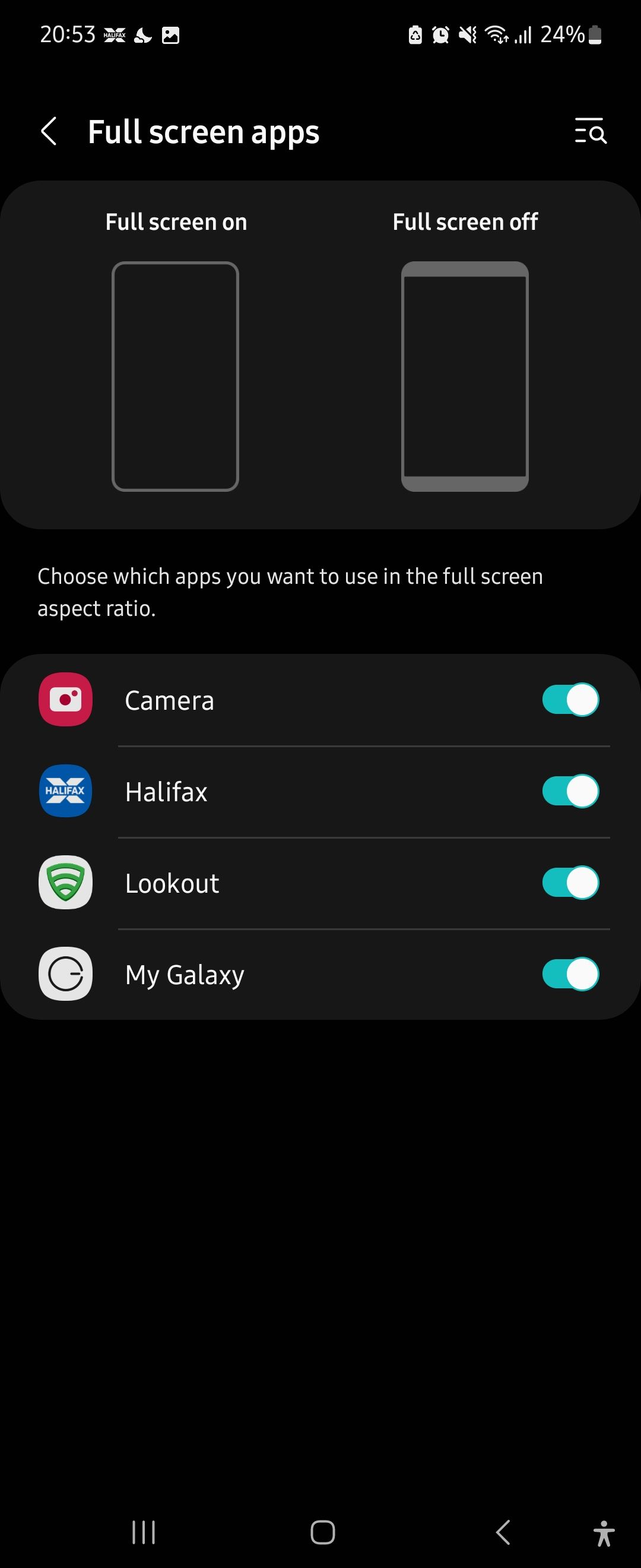 Flip 3 full screen apps - Samsung Community