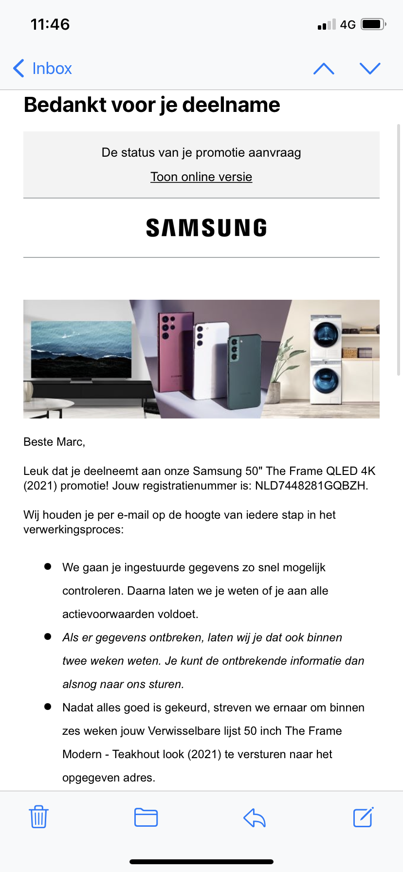 The Frame promo actie - Pagina 2 - Samsung Community