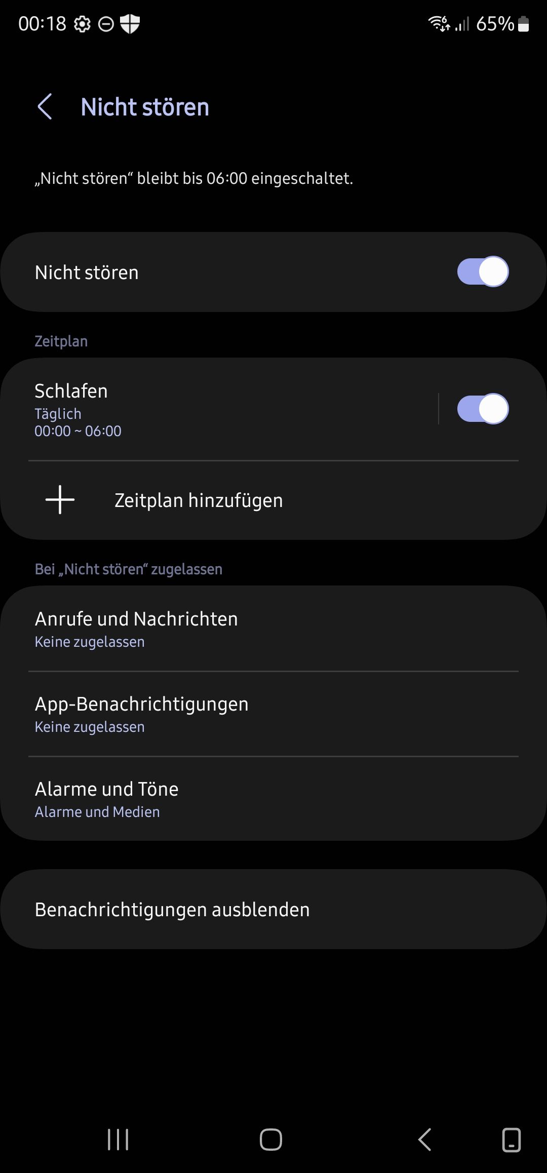 Nicht stören, doppelt und dreifach. - Samsung Community