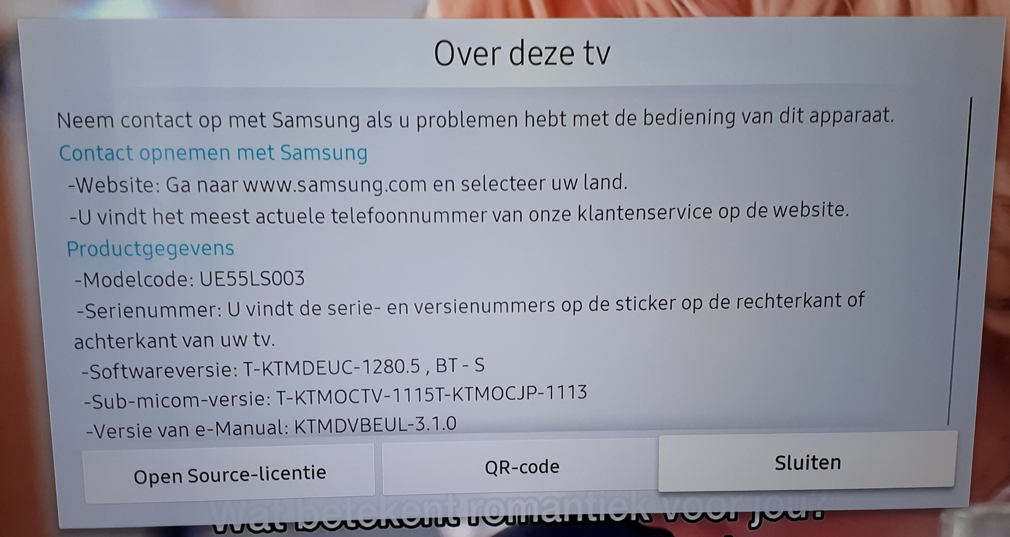 Samsung Frame TV gaat niet meer uit - Samsung Community