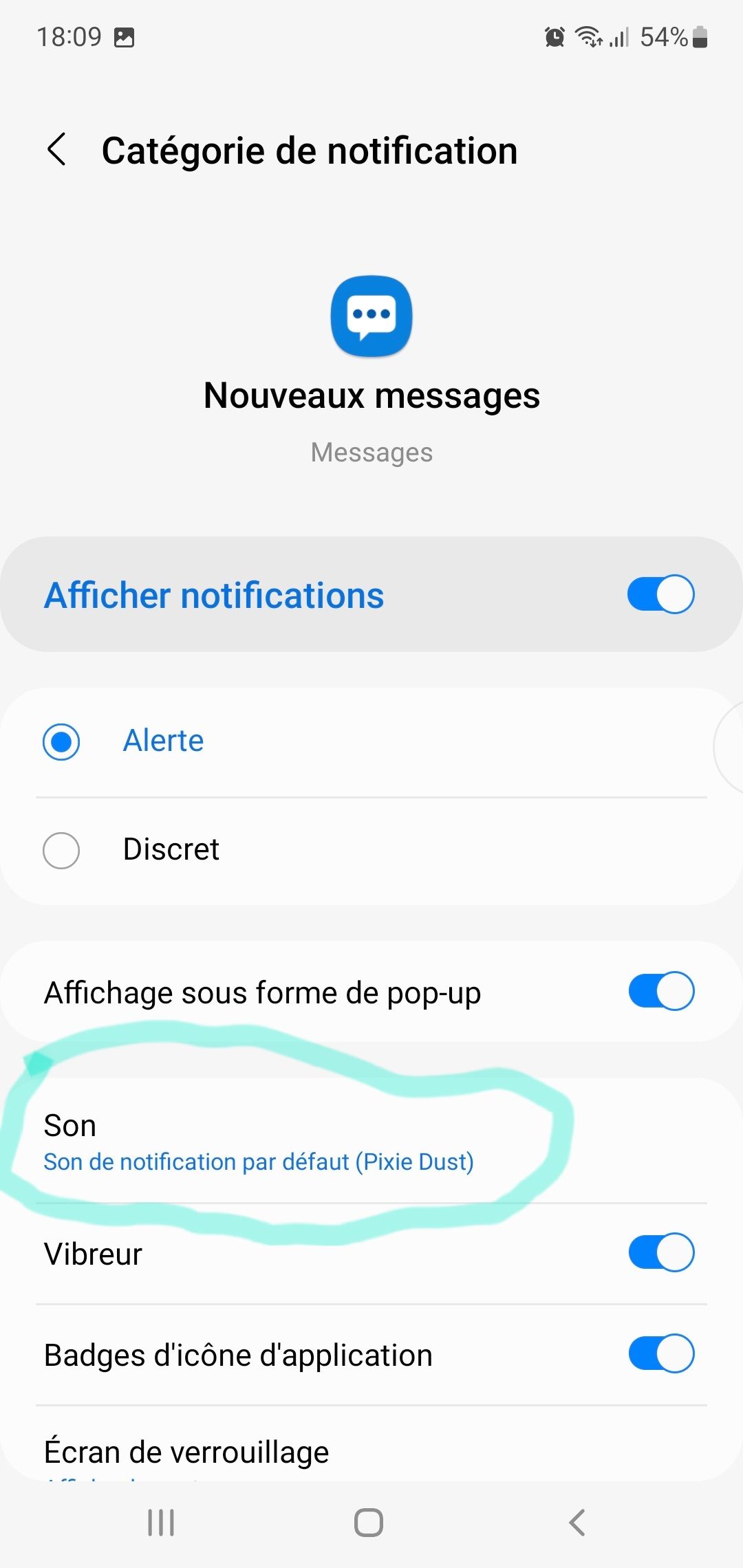 Résolu : Personnalisation son notifications Z Flip4 - Samsung Community