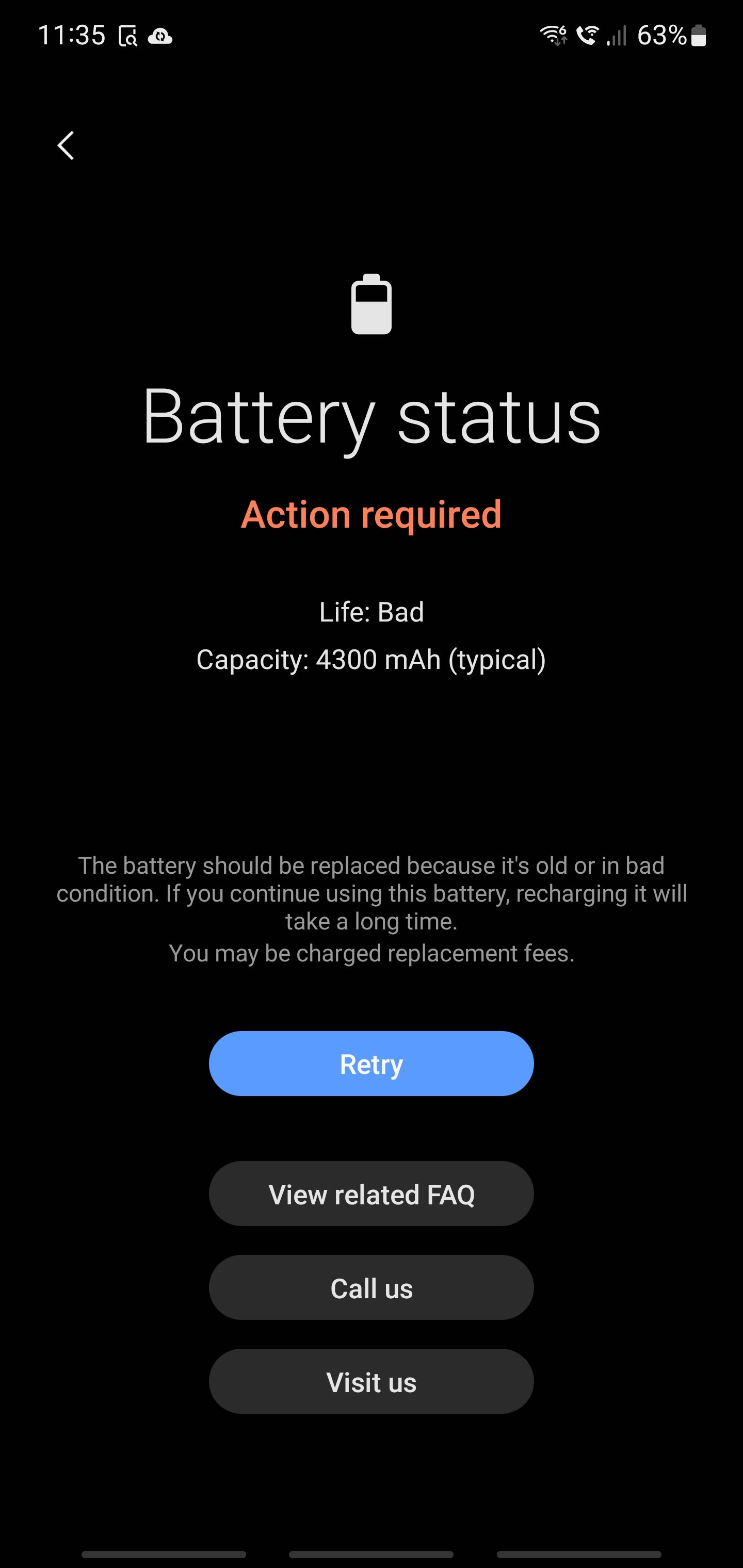 Solved: Note 10+ 5G fails Battery Diagnostics even after a new Samsung ...
