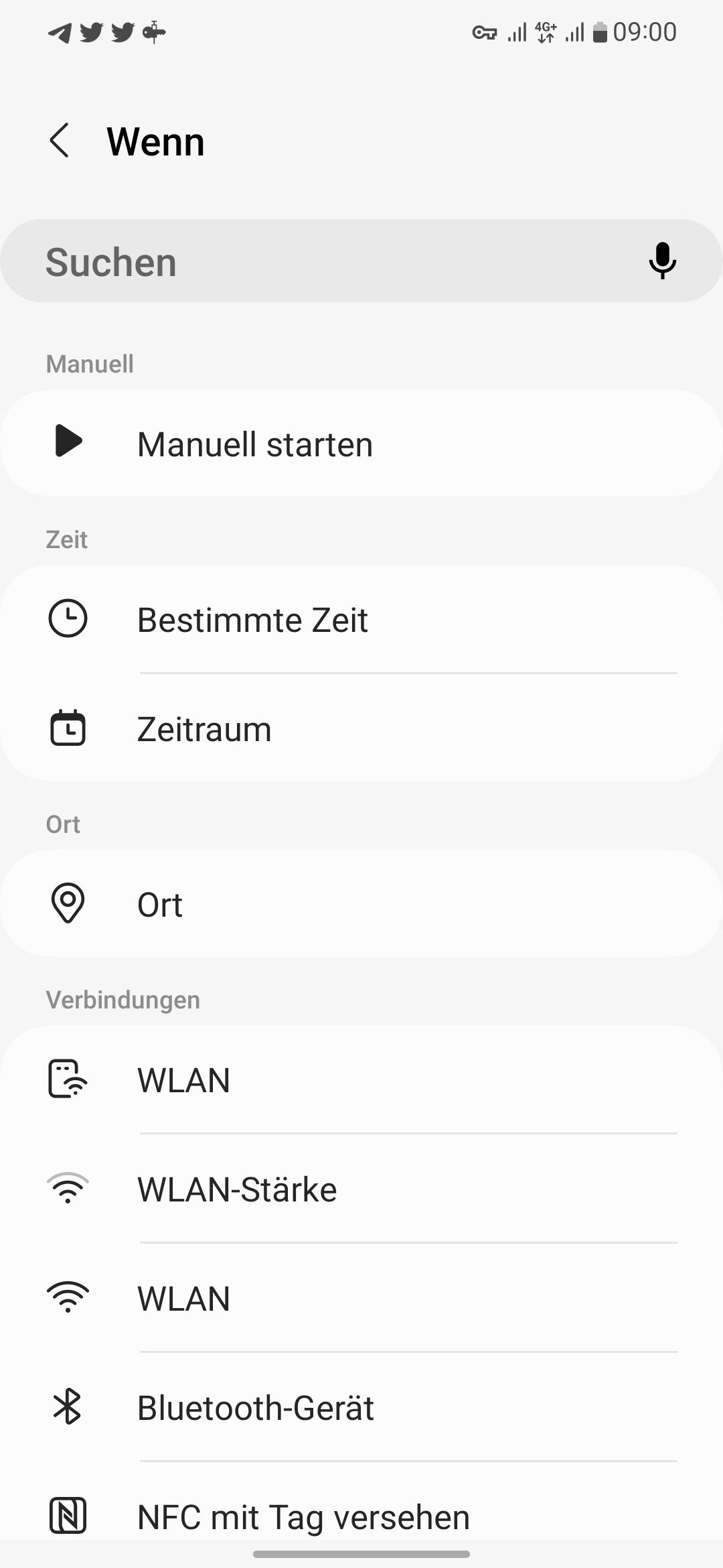 Modi und Routinen - Samsung Community