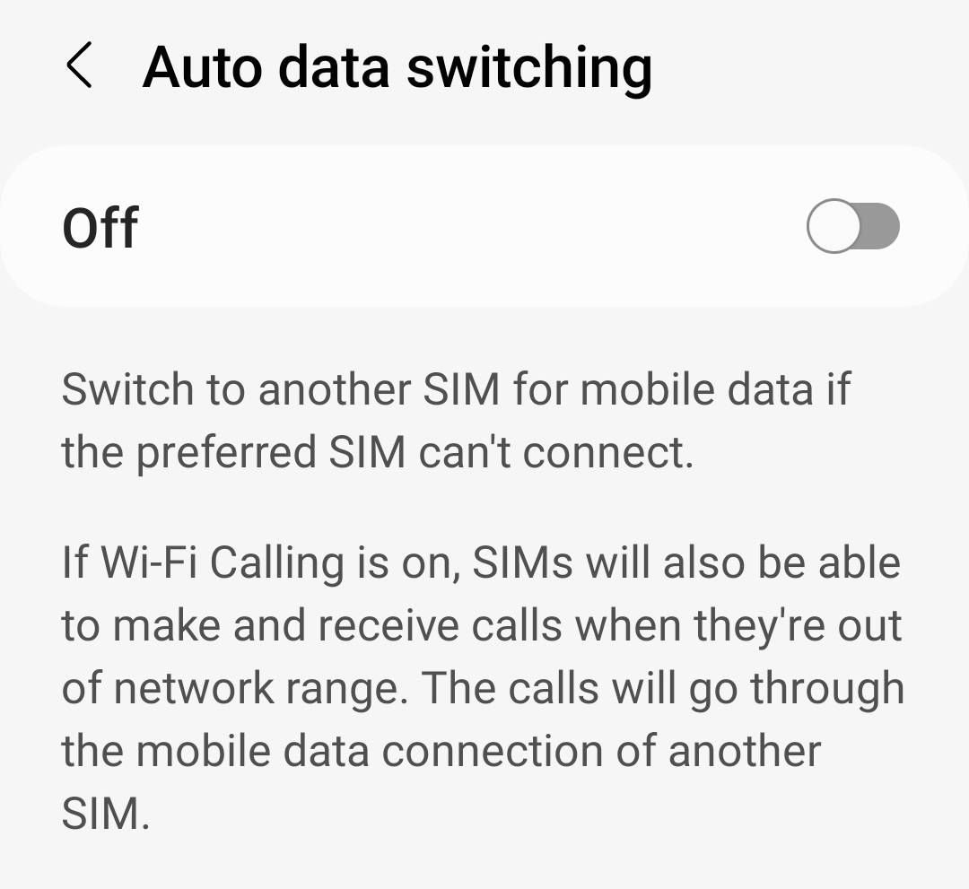 Phone changed default SIM to SIM 2 - Samsung Community
