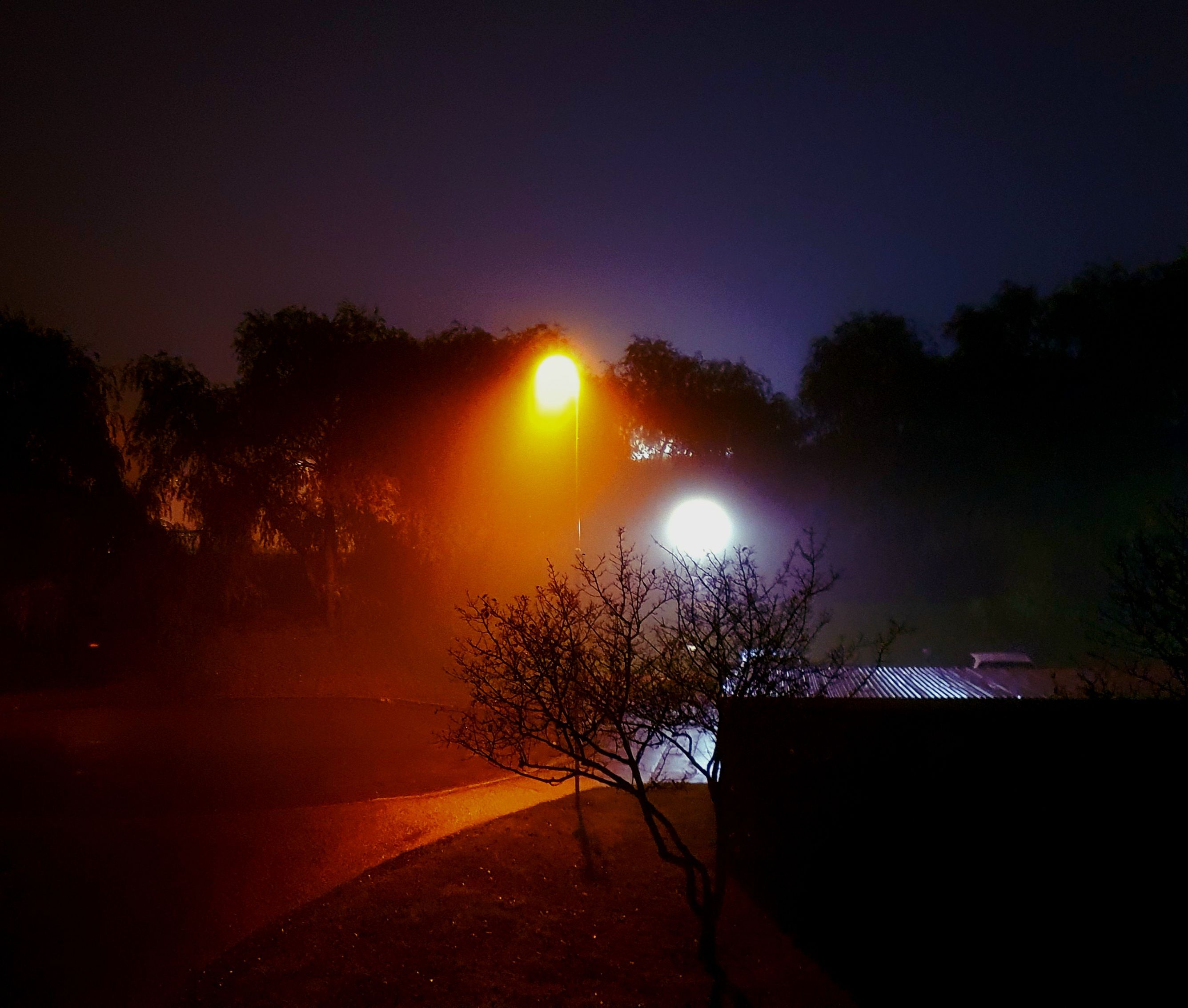 When the lights foreboding an erie night - Samsung Community