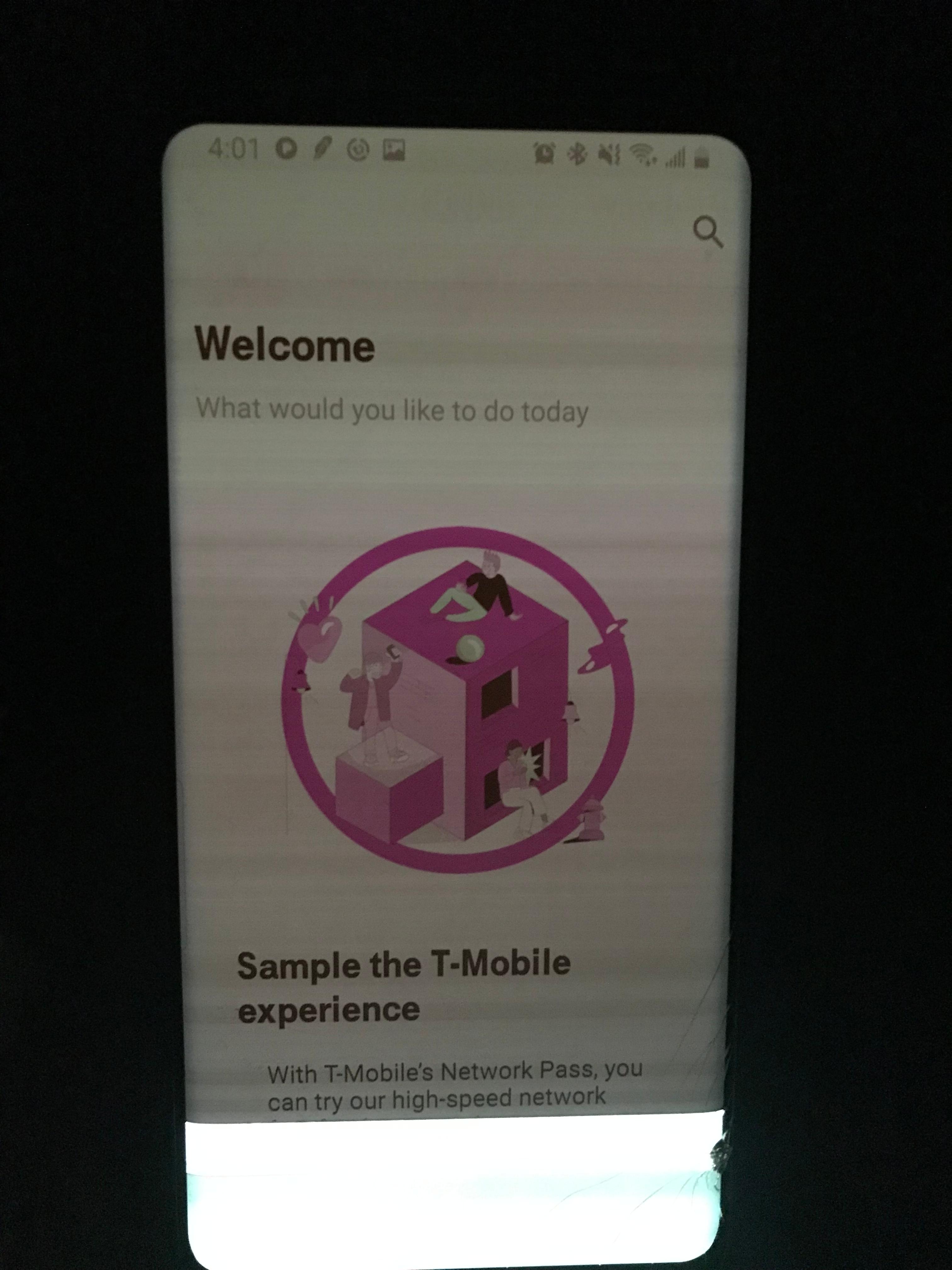 Galaxy S9 white screen overlay - Samsung Community