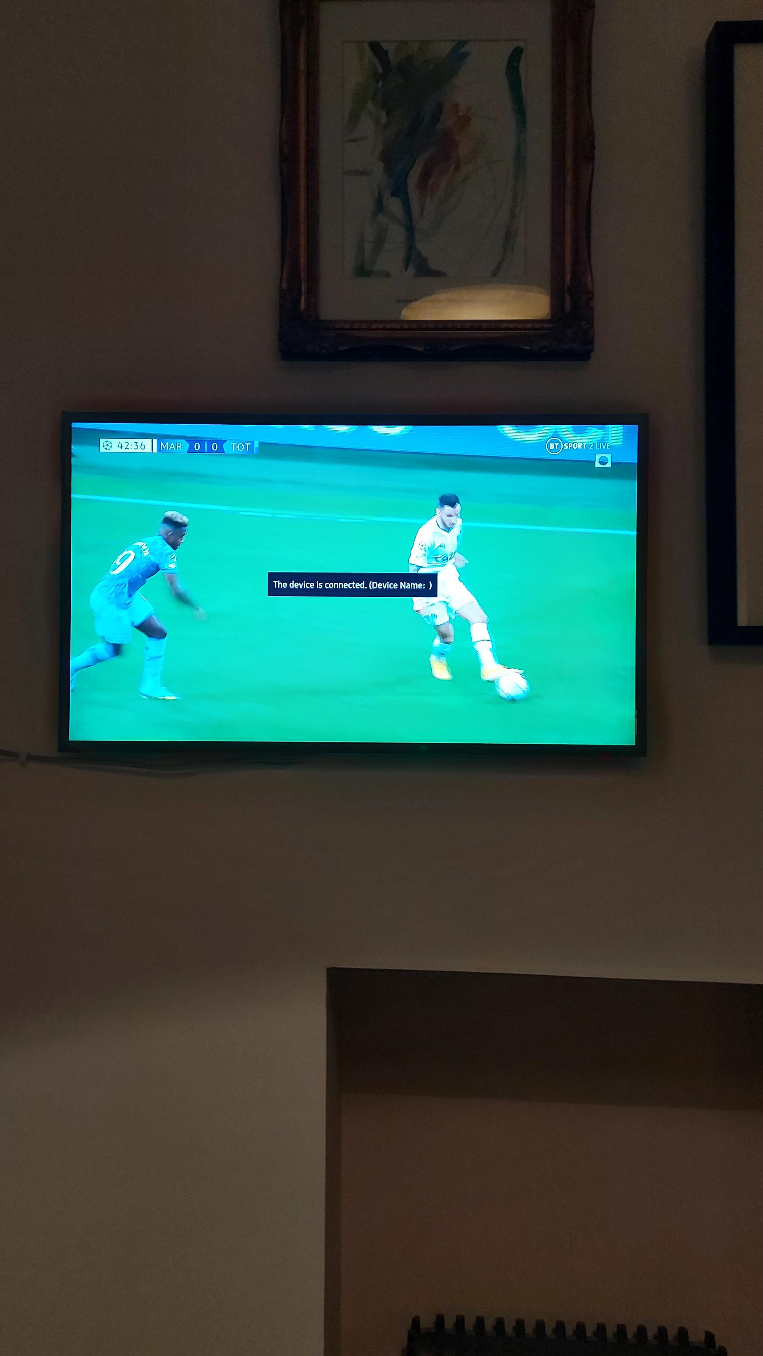 'The Device is Connected (Device name) ????' Samsung Frame TV - Samsung ...