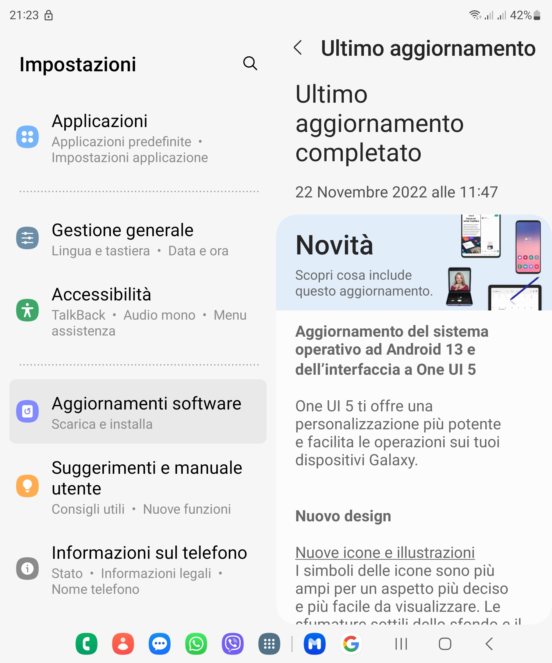 Aggiornamento Galaxy Z Fold4 ad Android 13 - Samsung Community