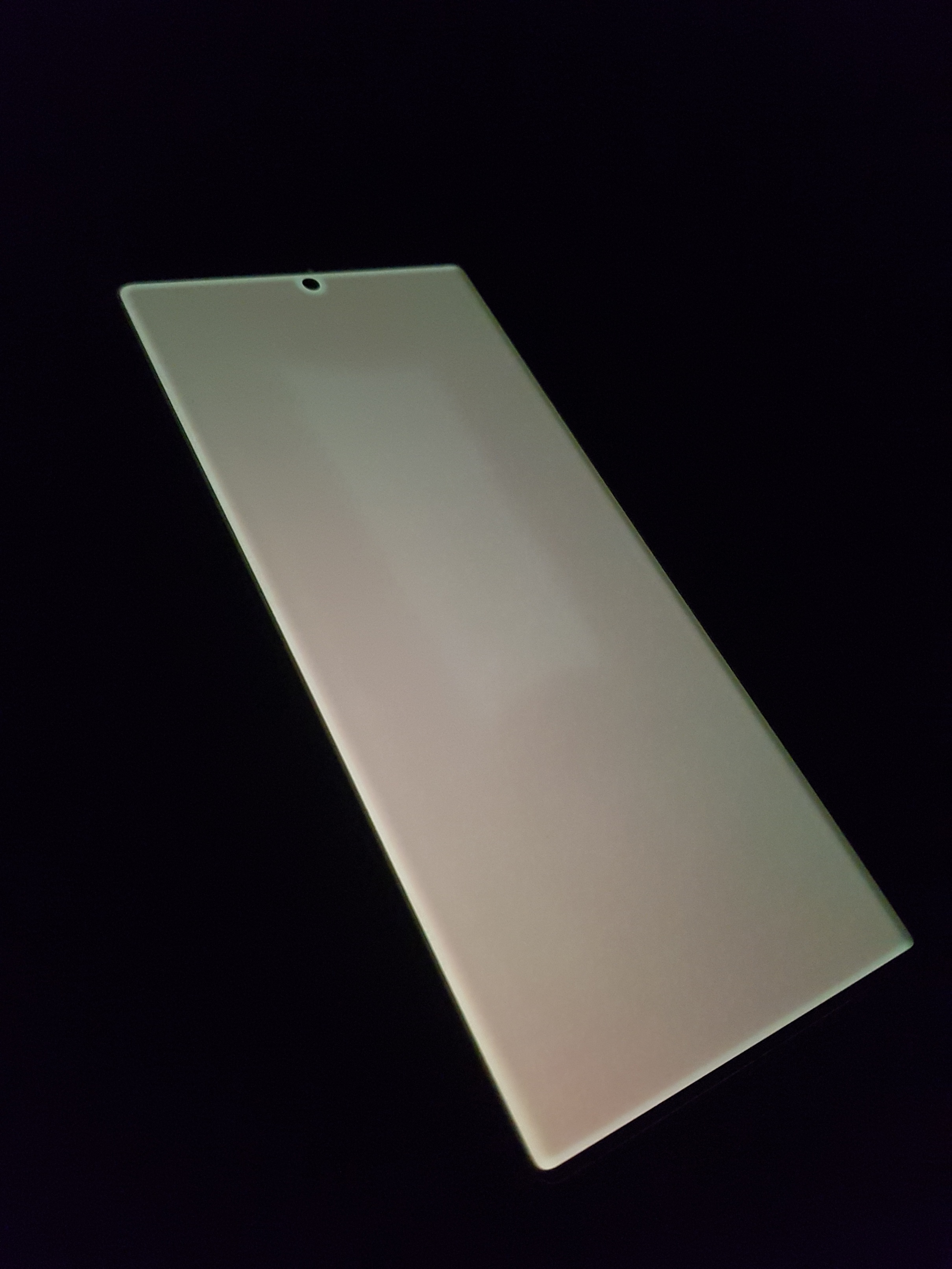 Screen Burn around the front camera and on the edges of the screen on ...