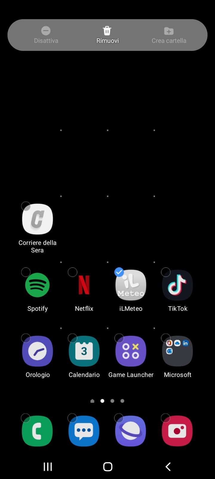 App grigie in schermata home - Samsung Community