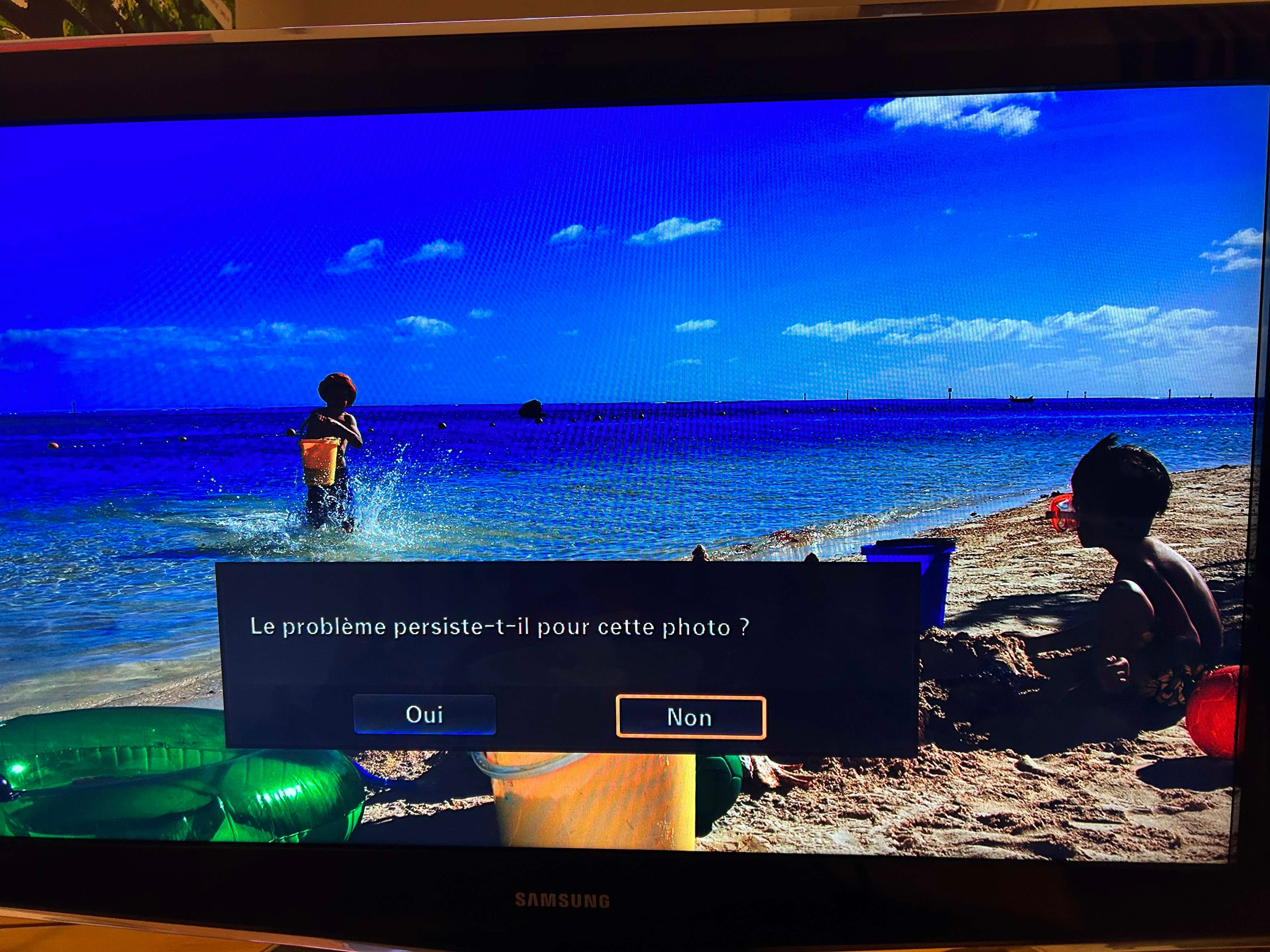 Problème affichage : couleurs sombres et mal contrastés - Samsung Community