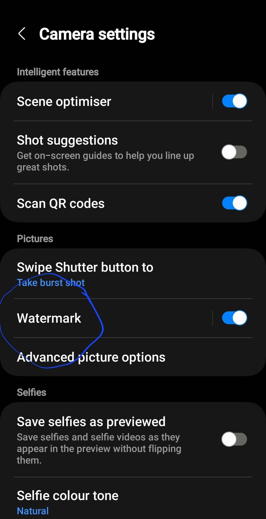 Solved: Galaxy SE20 FE Camera Time Stamp - Samsung Community
