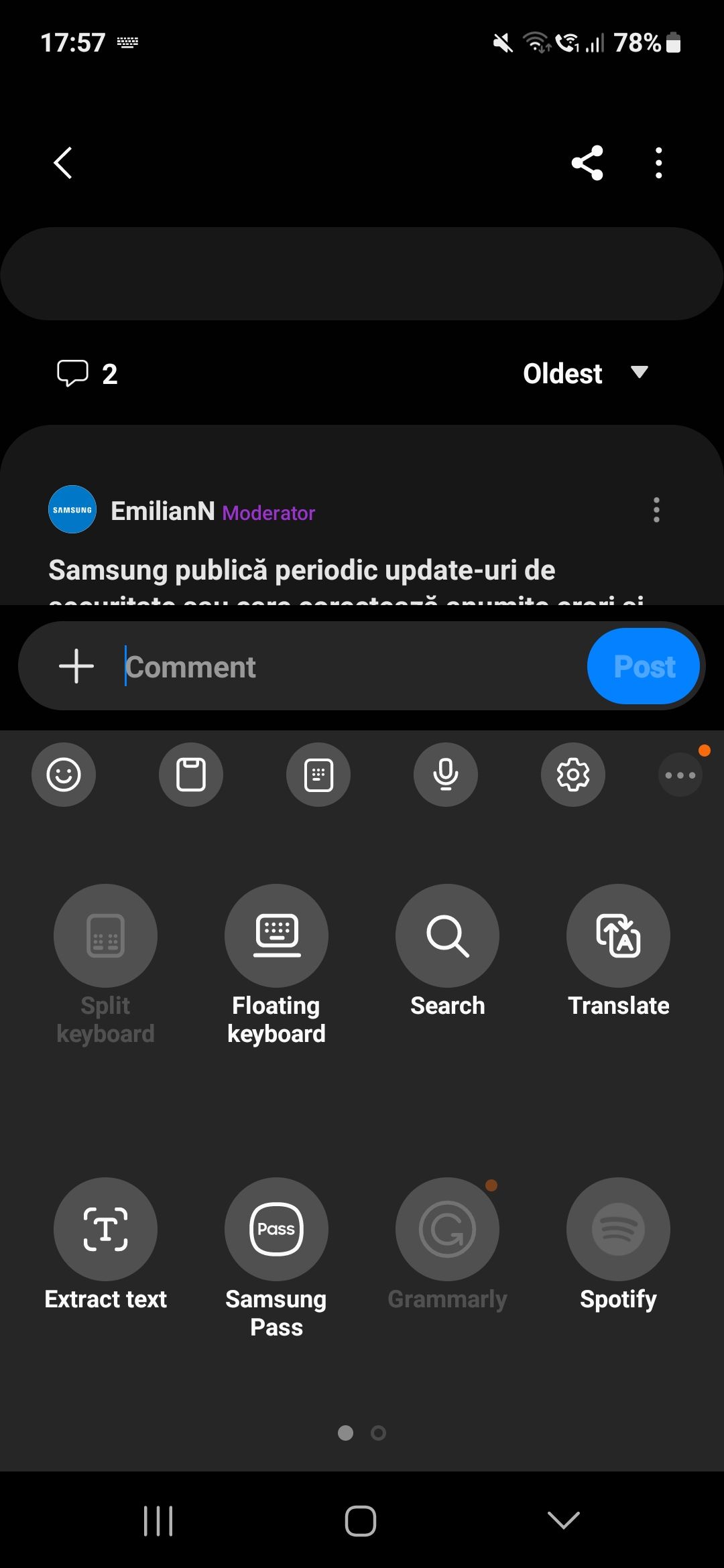 Erori software - Samsung Community