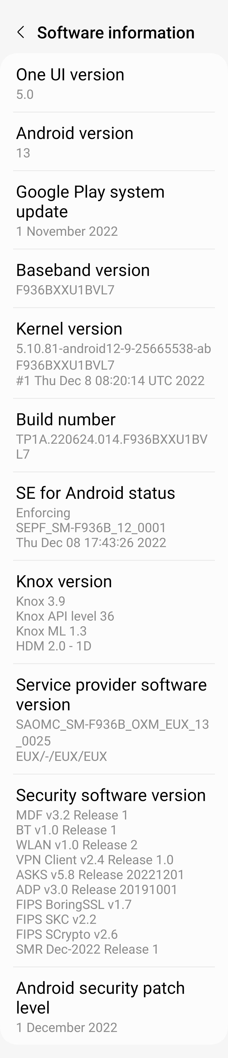 December security update available - Samsung Community