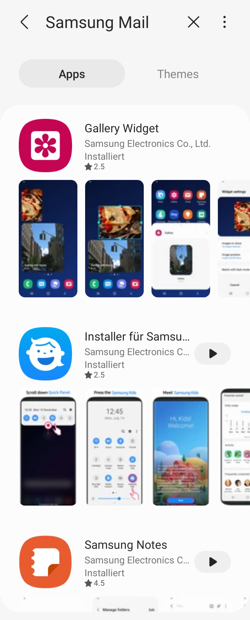 Samsung Mail nicht mehr im Galaxy Store - Samsung Community
