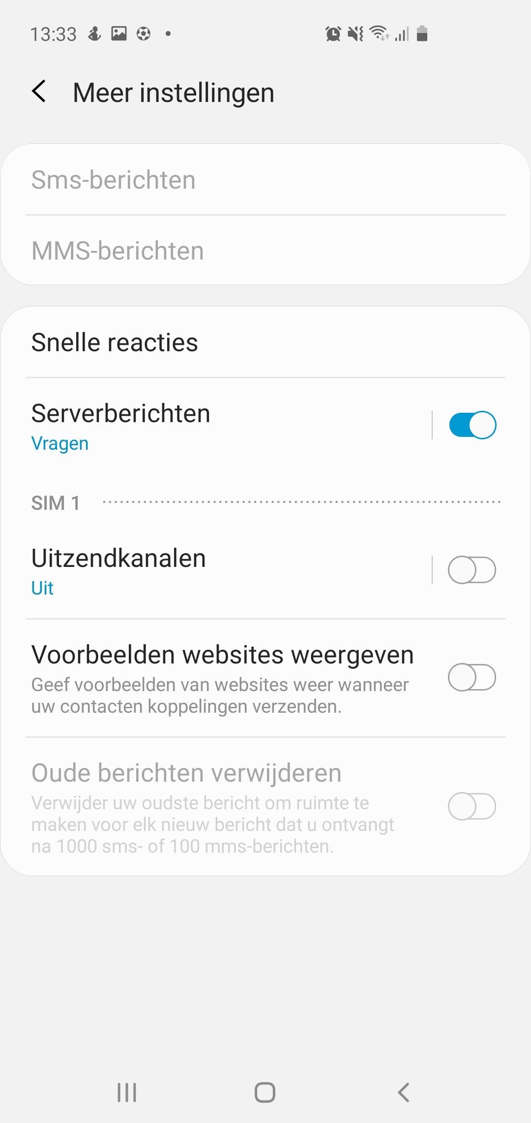 Sms versturen - Samsung Community
