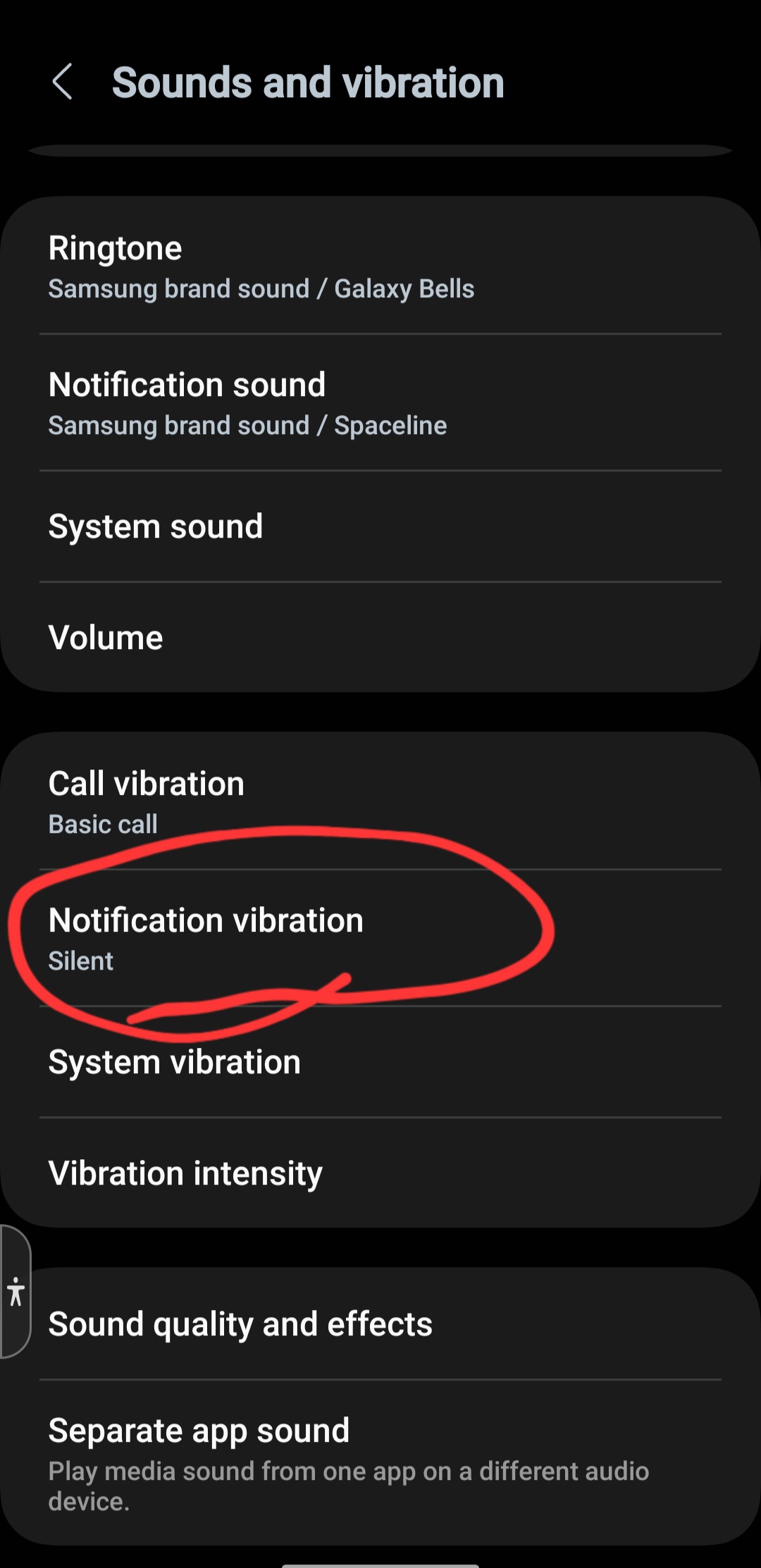 Sound without vibration? - Samsung Community