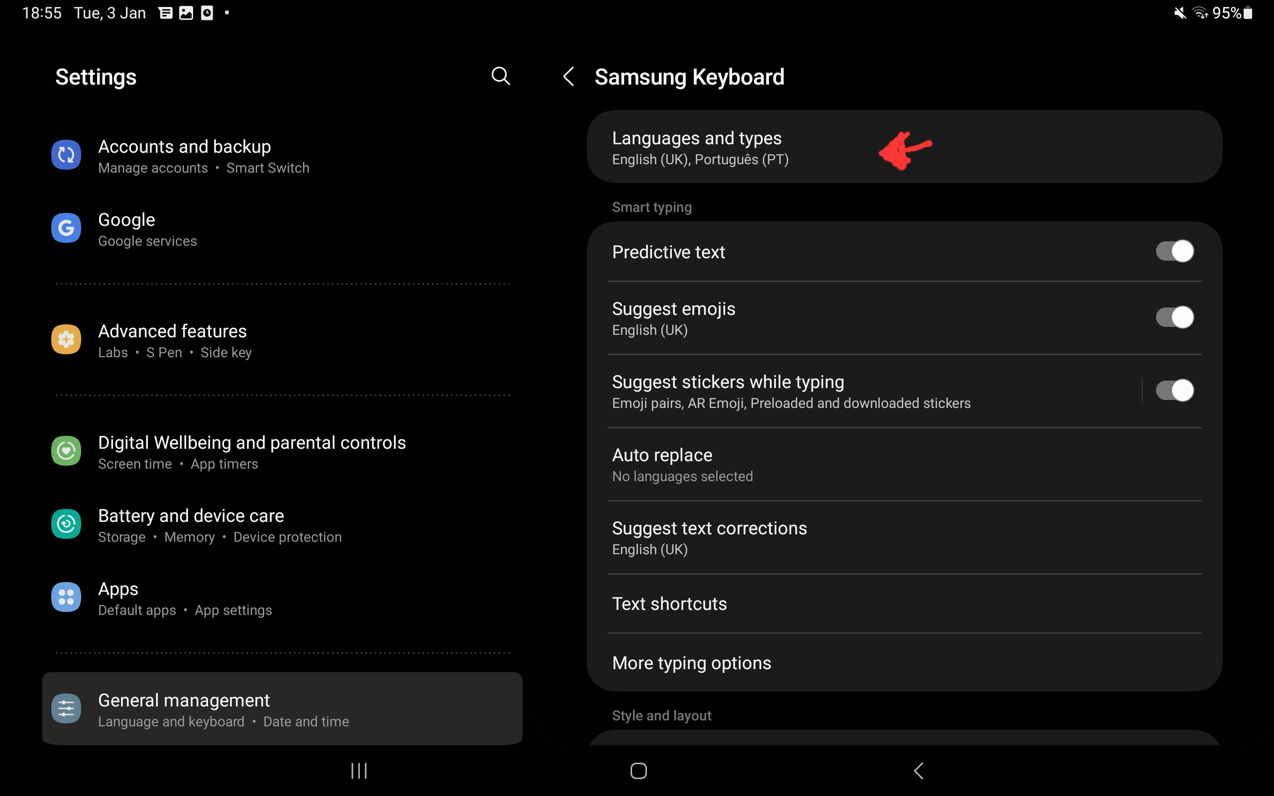 Strange physical keyboard behaviour - Samsung Community