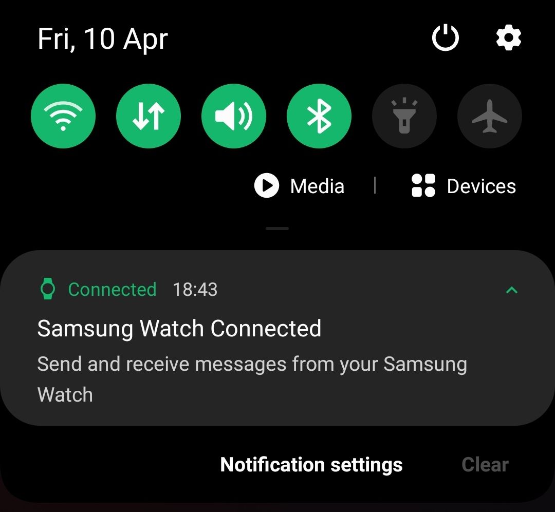 Opgelost: Samsung watch connected notification - Samsung Community